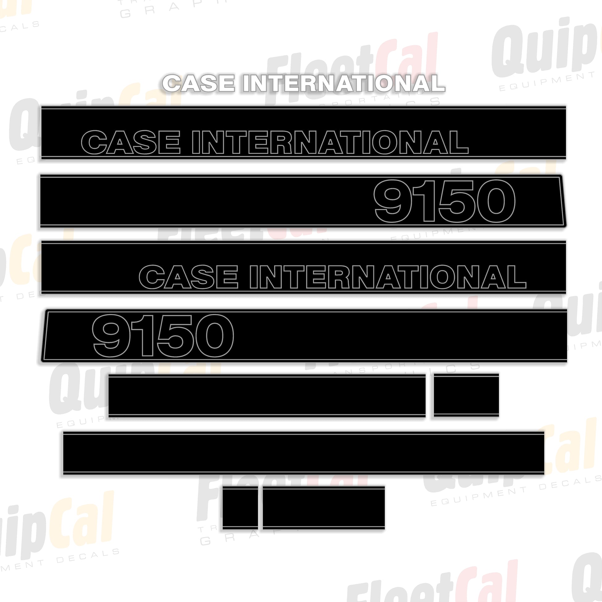 Case IH 9150 Tractor Early Model Marking Decal Set – Truck and ...