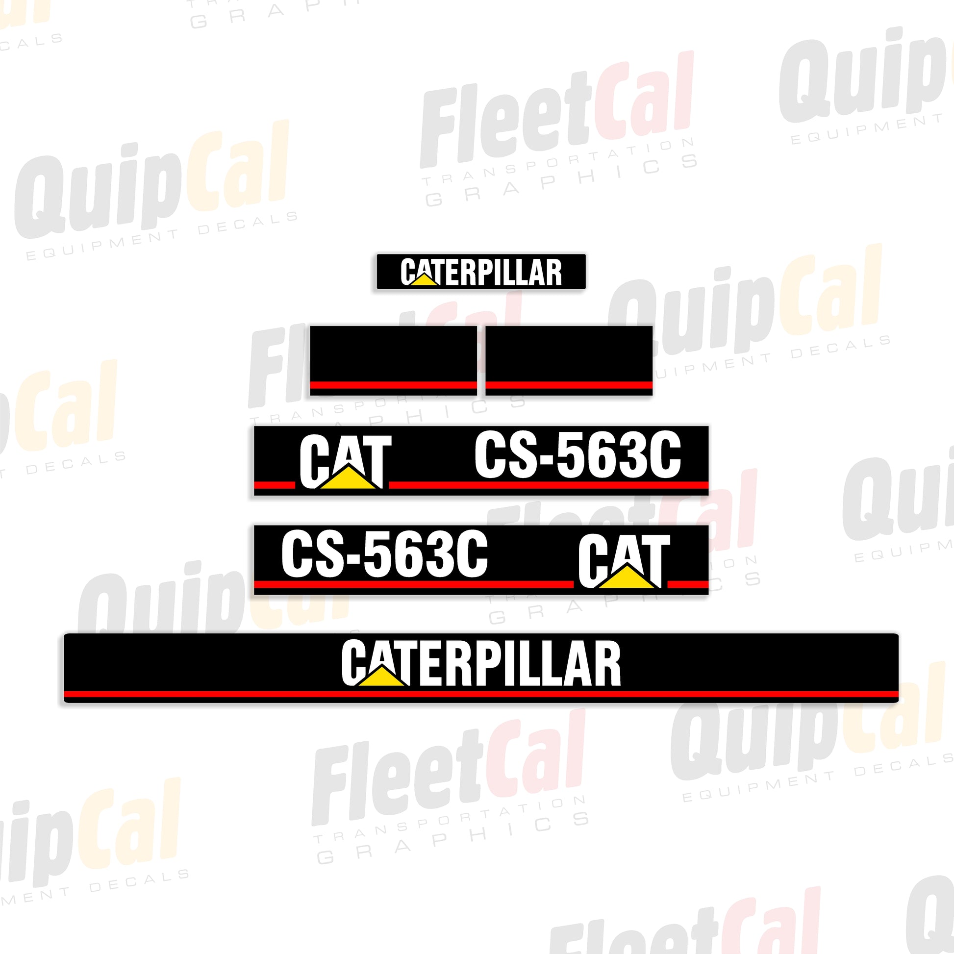 Cat CS-563C Compactor Decal Set – Truck and Equipment Decals