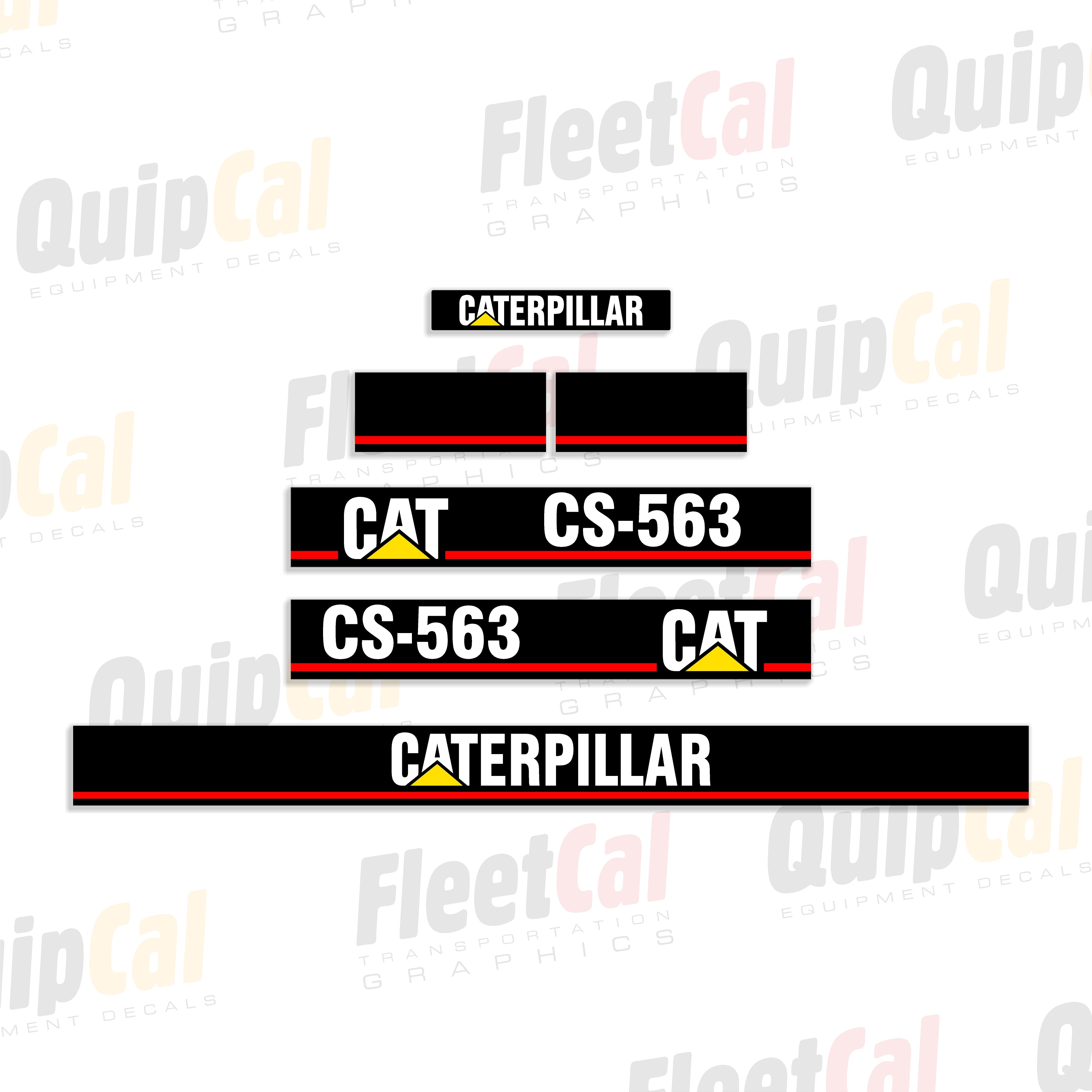 Cat CS-563 Compactor Decal Set – Truck and Equipment Decals