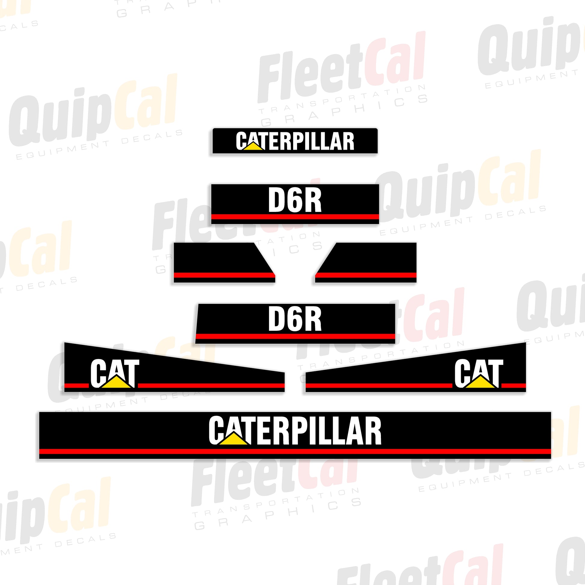 Cat D6R Dozer Decal Set – Truck and Equipment Decals