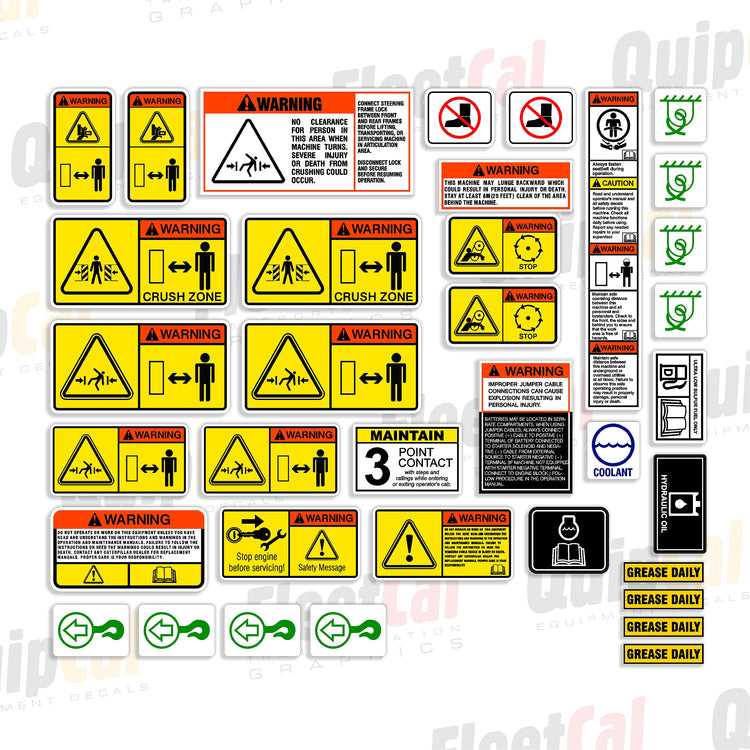 Equipment Safety Decals – Truck and Equipment Decals