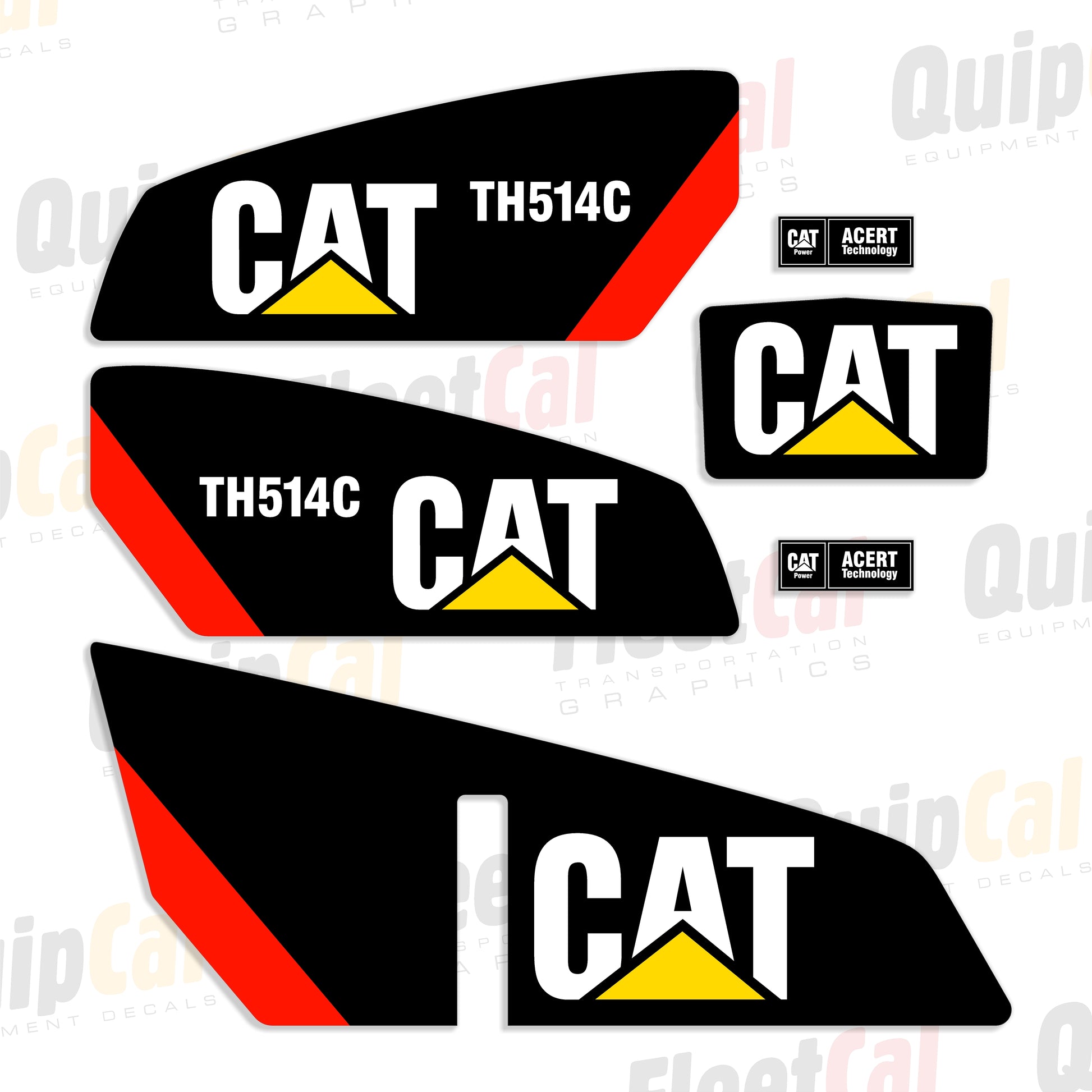 Cat TH514C Telehandler Decal Set – Truck and Equipment Decals