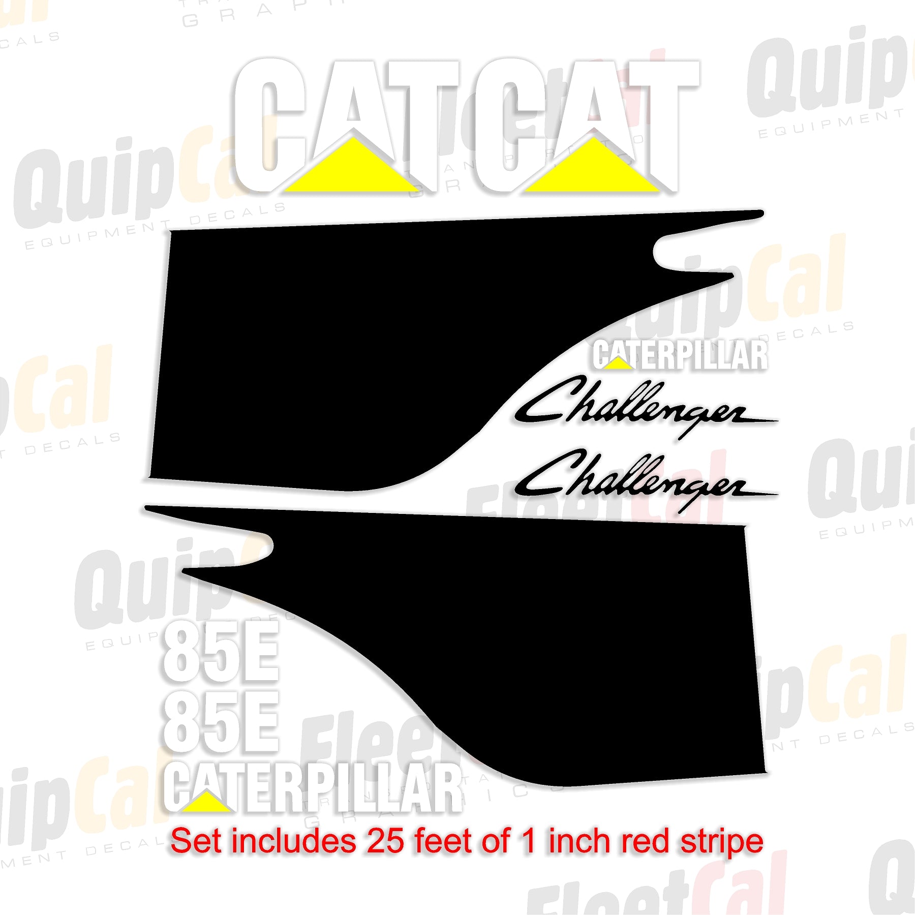 Cat Challenger 85E Tractor Marking Decal Set – Truck and Equipment Decals