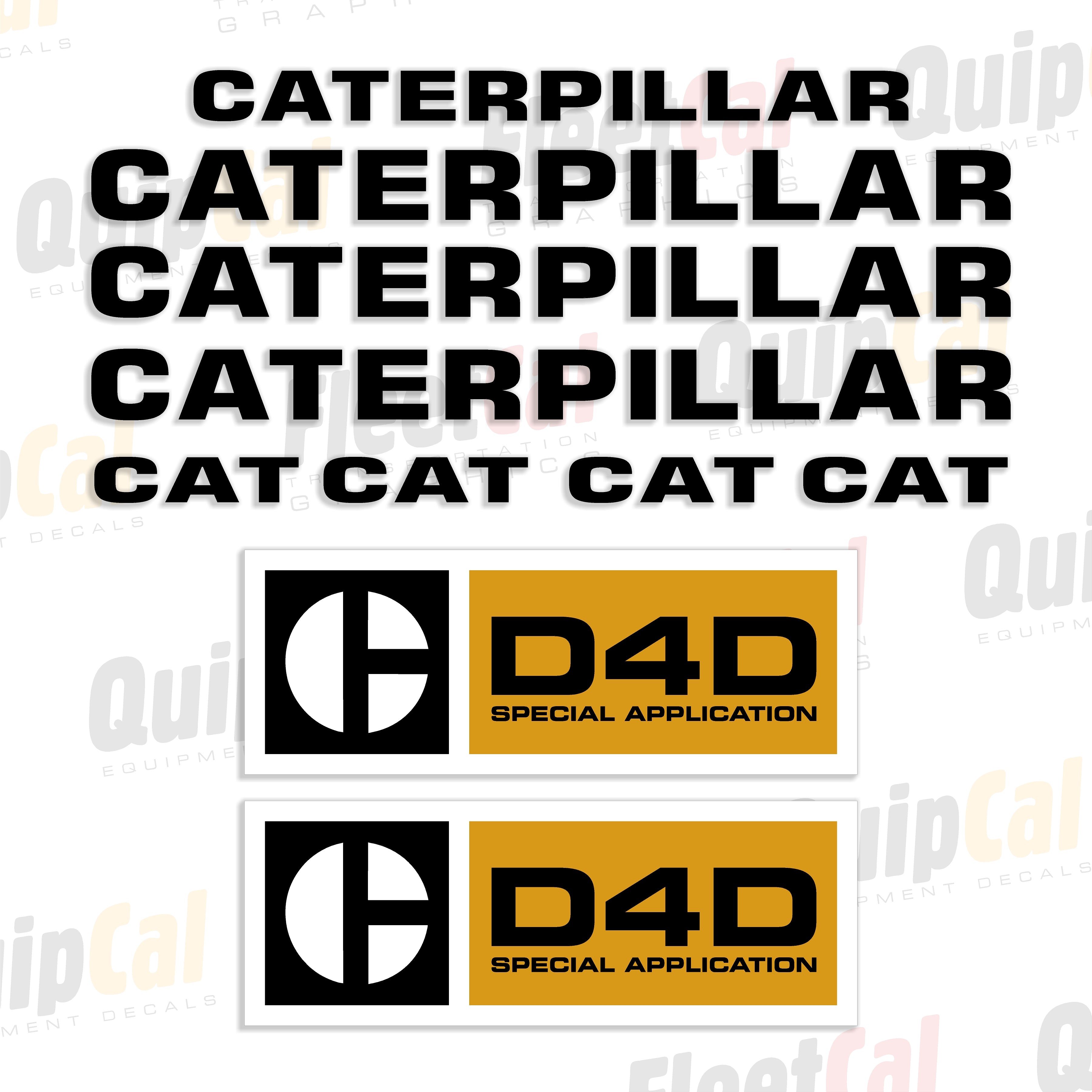 Juego de calcomanías para marcar topadoras Cat D9G – Truck and ...