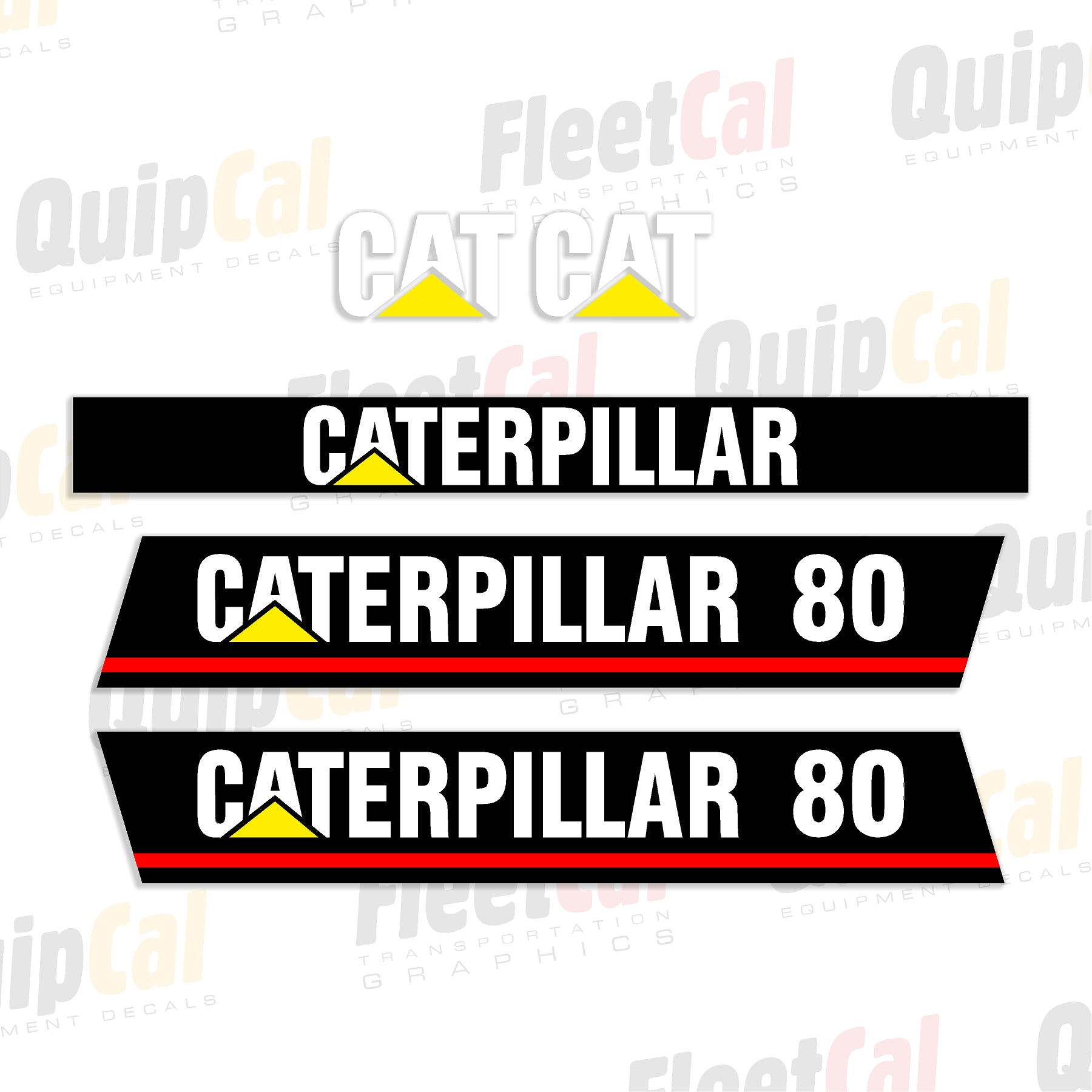 Cat DP40 1990s Model Vertical Mast Forklift Marking Decal Set – Truck ...