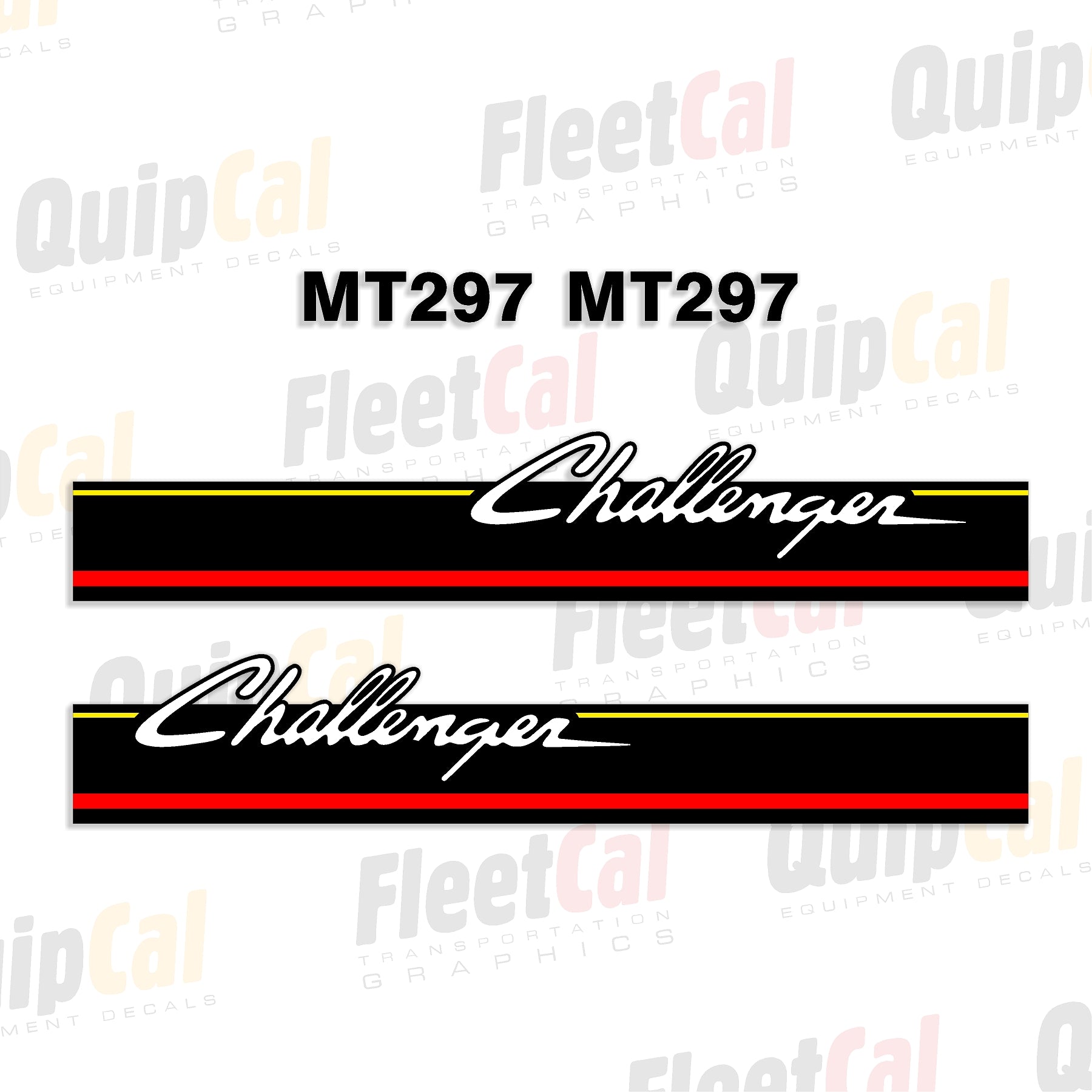 Challenger MT297 Tractor Marking Decal Set – Truck and Equipment Decals