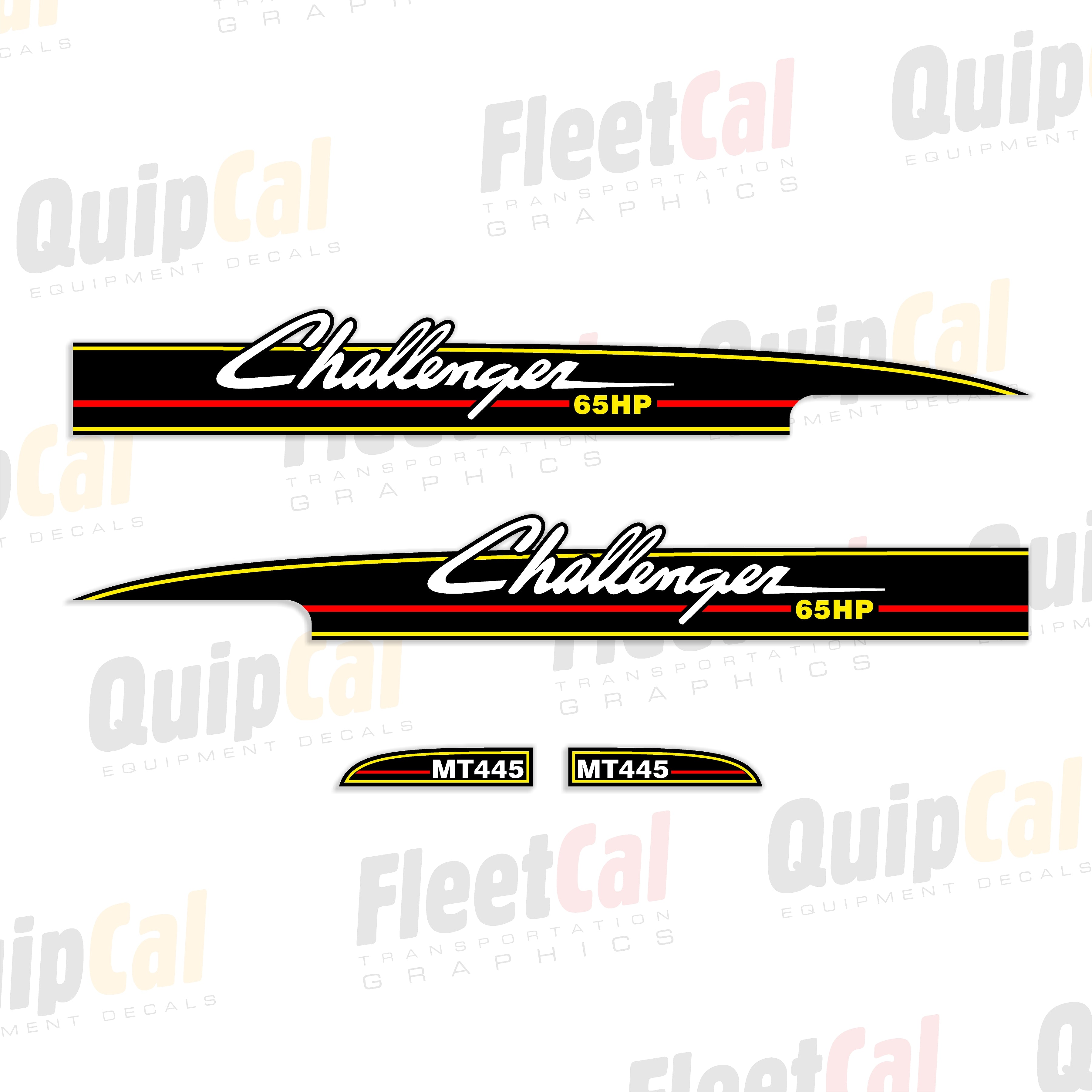 Challenger MT445 Tractor Marking Decal Set – Truck and Equipment Decals