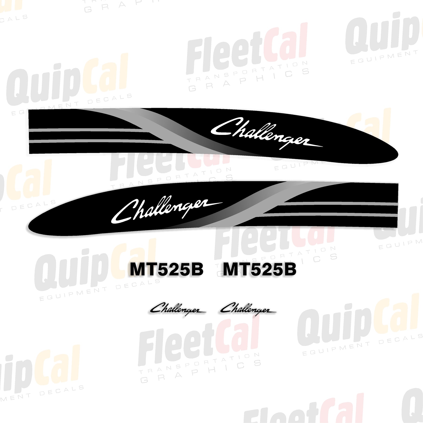 Challenger MT525B Tractor Marking Decal Set – Truck and Equipment Decals