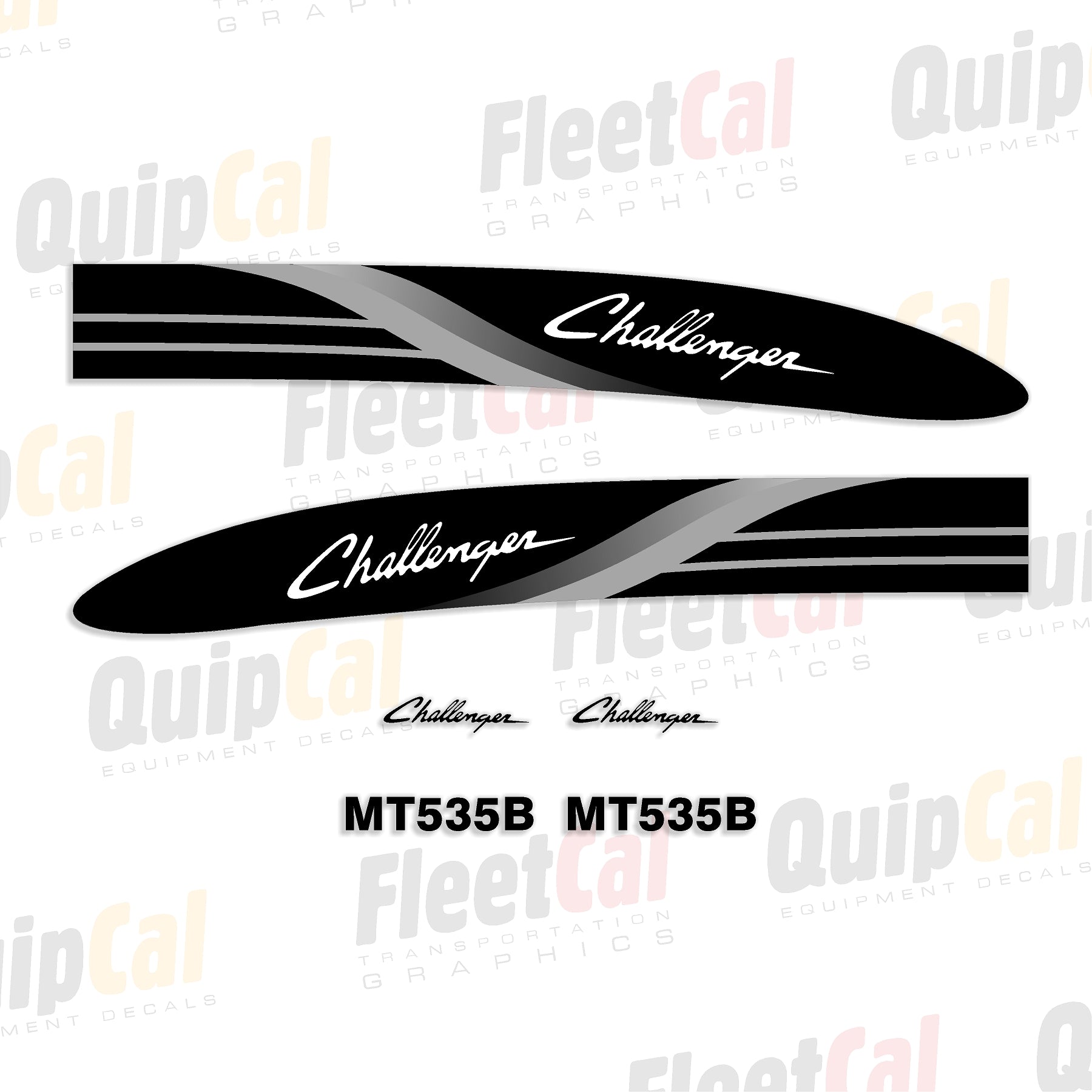 Challenger MT535B Tractor Marking Decal Set – Truck and Equipment Decals