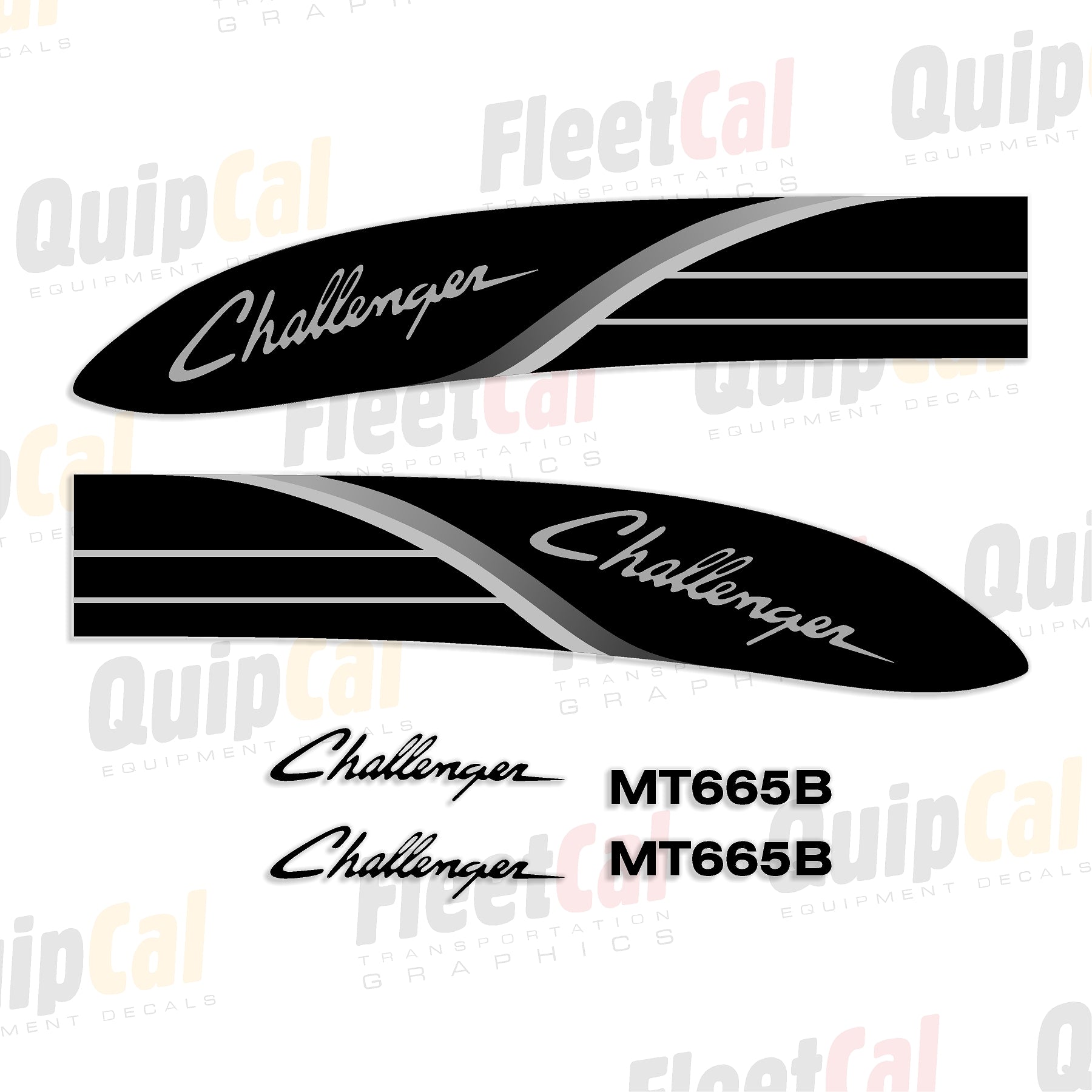 Challenger MT665B Tractor Marking Decal Set – Truck and Equipment Decals