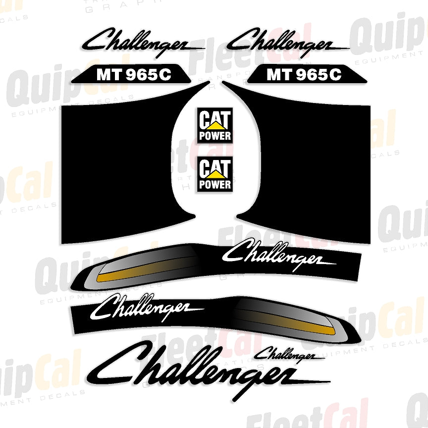 Challenger MT965C Tractor Marking Decal Set – Truck and Equipment Decals
