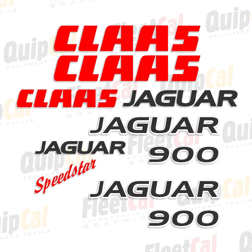 Claas Jaguar 900 Speedstar Forage Harvester Marking Decal Set – Truck ...