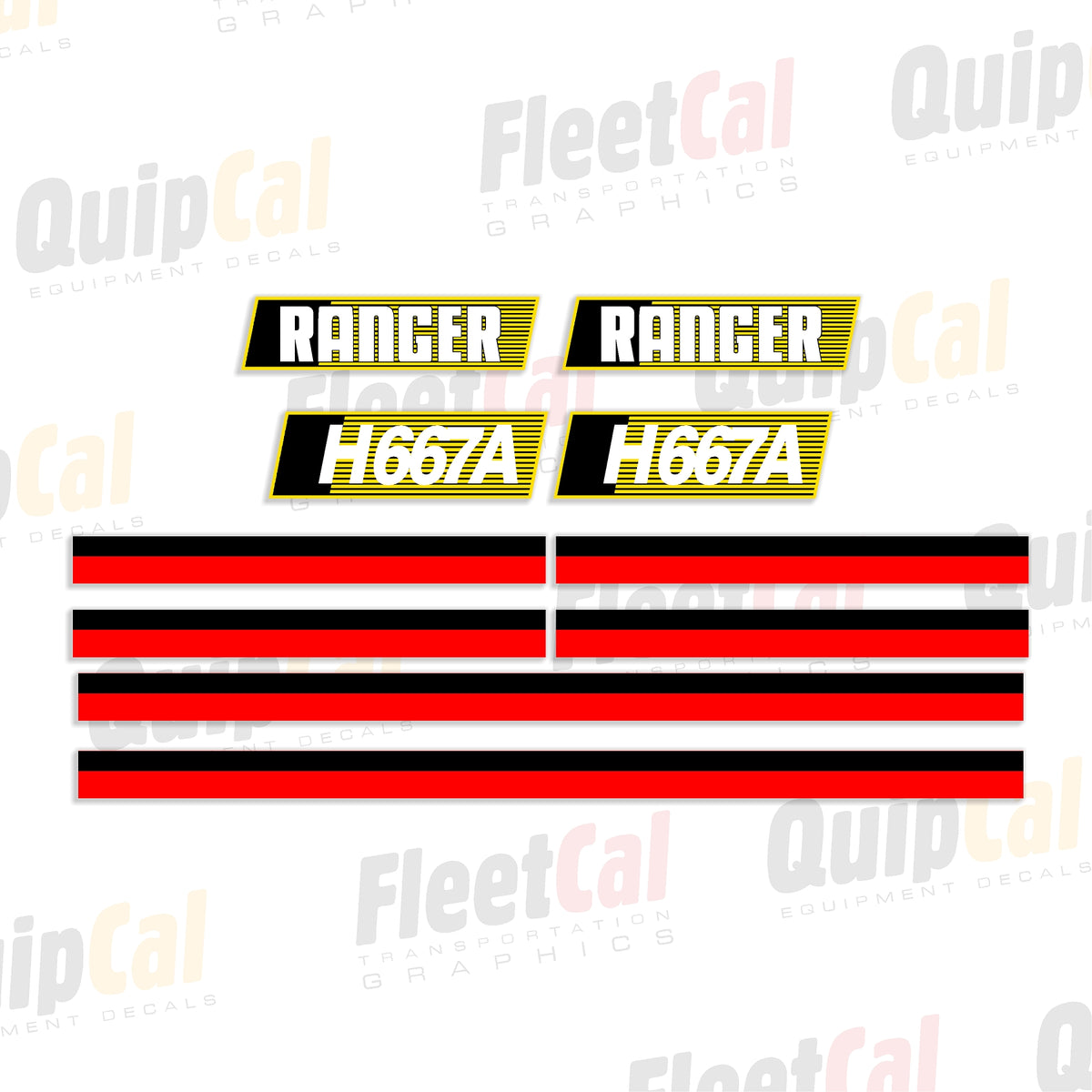 Clark Ranger H667A Harvester Marking Decal Set – Truck and Equipment Decals