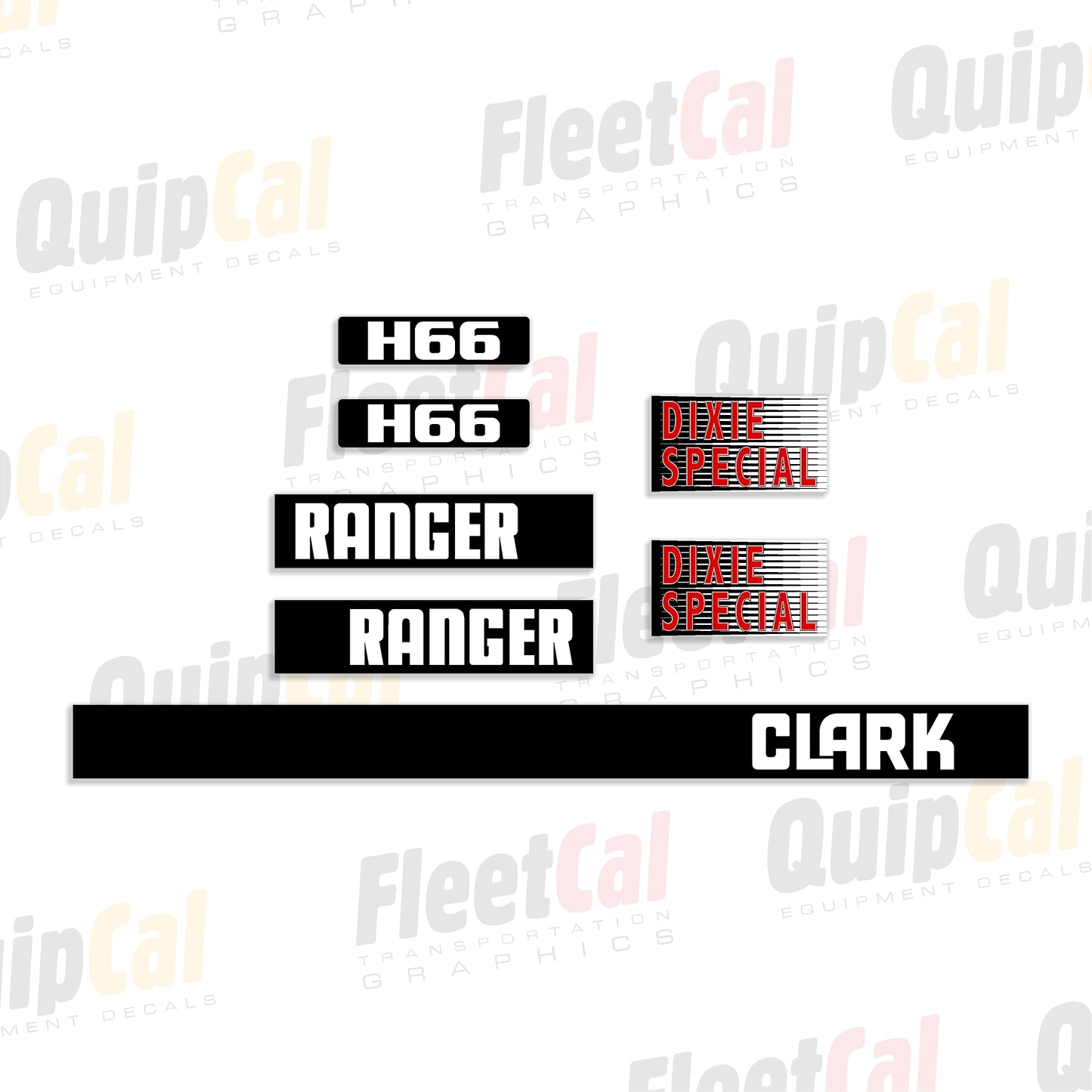 Clark Ranger H66 Dixie Special Skidder Marking Decal Set – Truck and ...