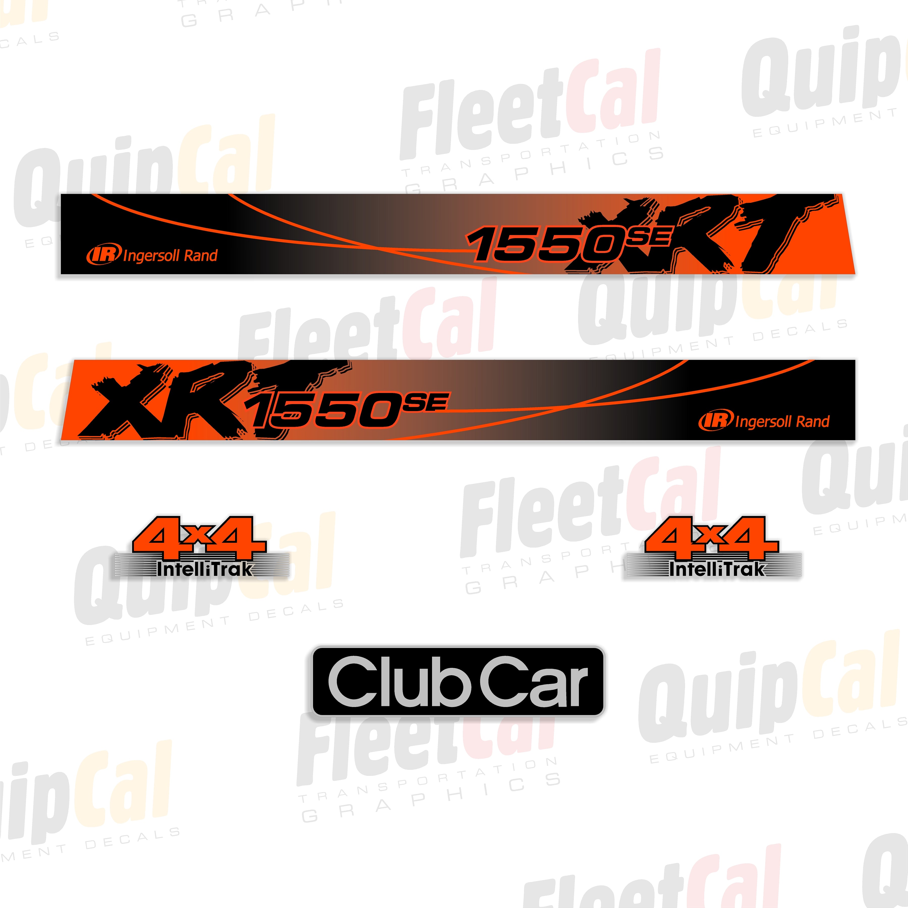 Club Car 1550SE UTV Marking Decal Set – Truck and Equipment Decals