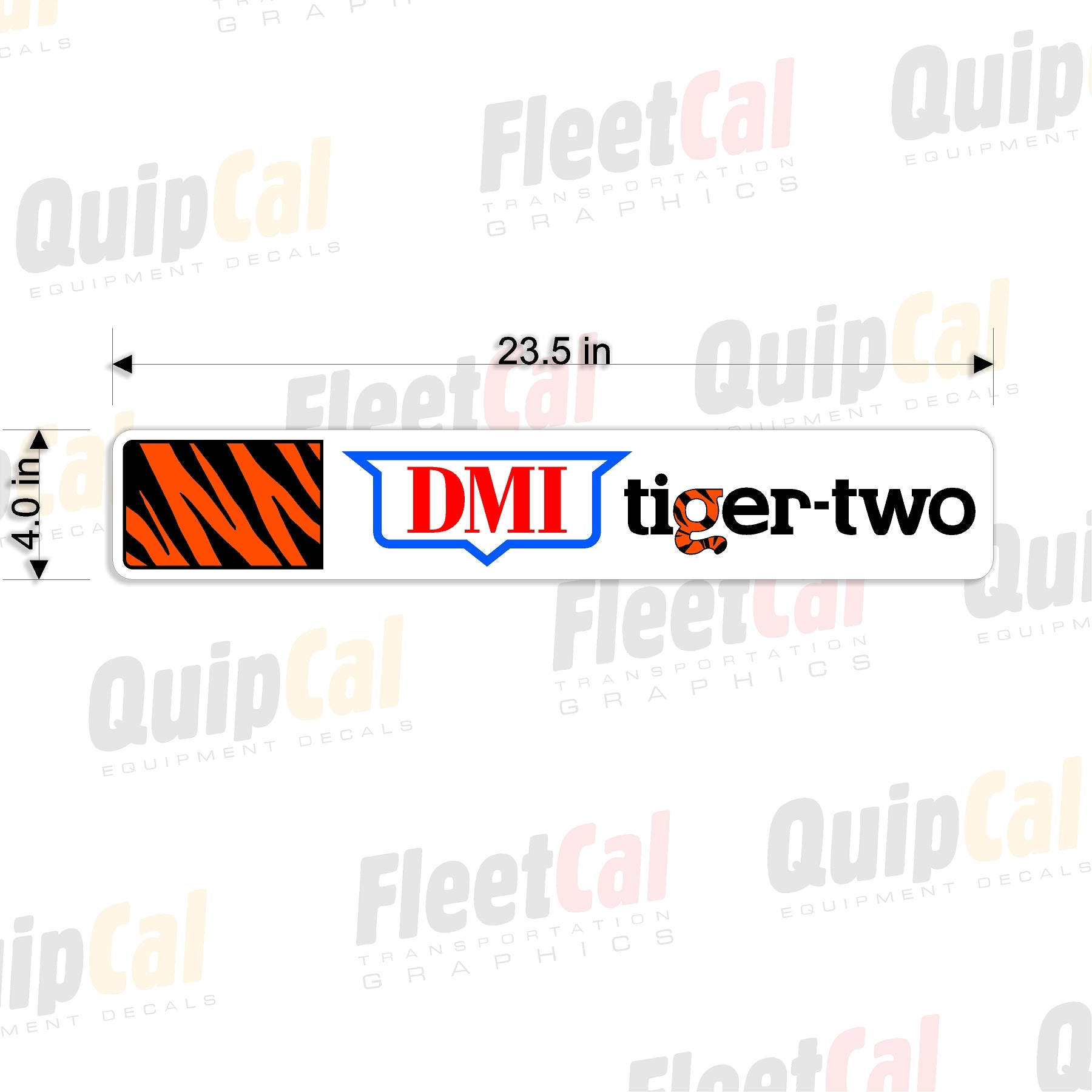 DMI Tiger-Two Logo Decal – Truck and Equipment Decals
