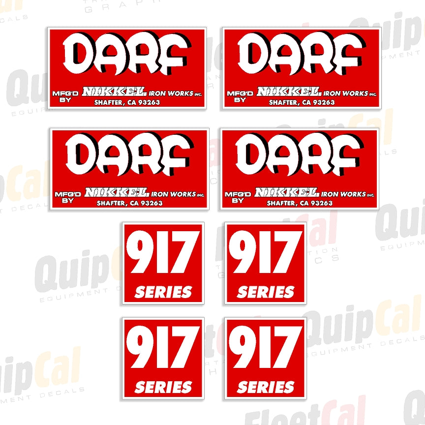 Darf 917 Rake Marking Decal Set – Truck and Equipment Decals