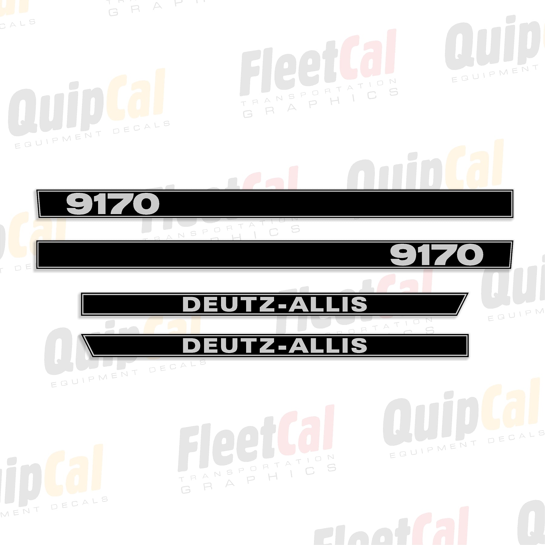 Deutz-Allis 9170 Tractor Marking Decal Set – Truck and Equipment Decals