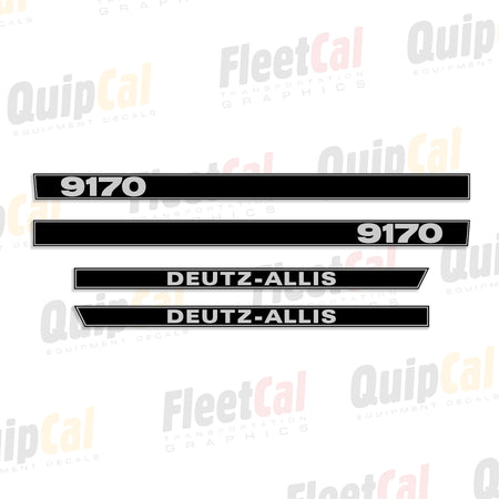 Deutz-Allis 9170 Tractor Marking Decal Set – Truck and Equipment Decals