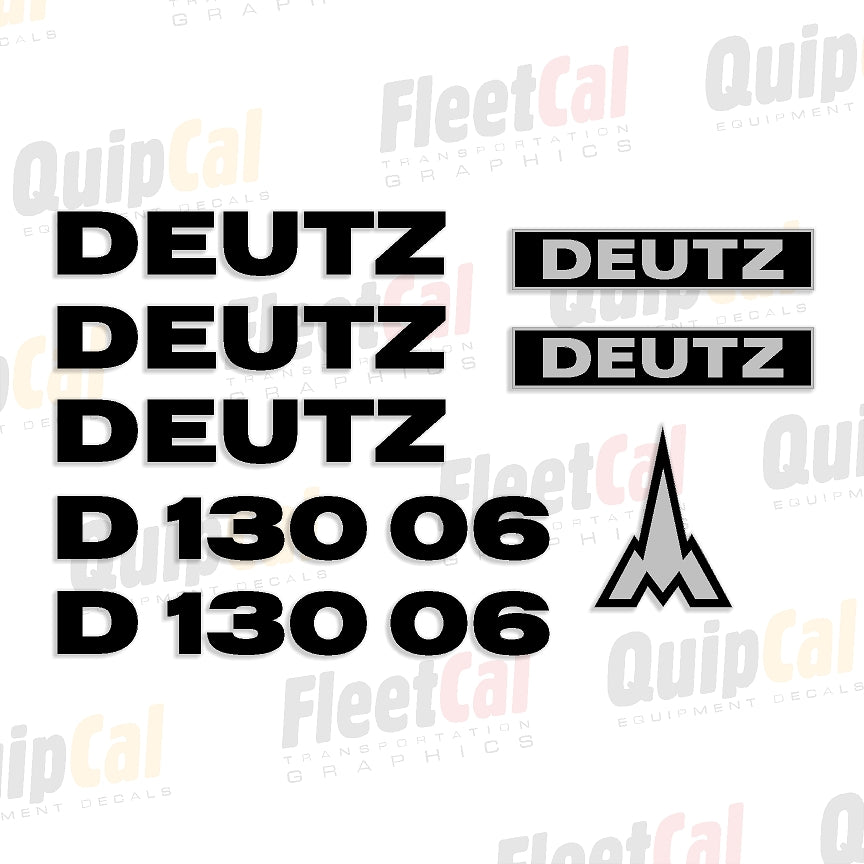 Deutz D130-06 Tractor Marking Decal Set – Truck and Equipment Decals