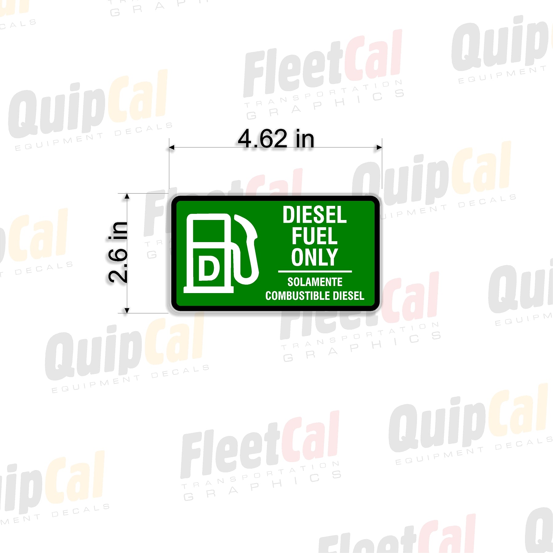 Diesel 003 - Diesel Fuel Decal – Truck and Equipment Decals