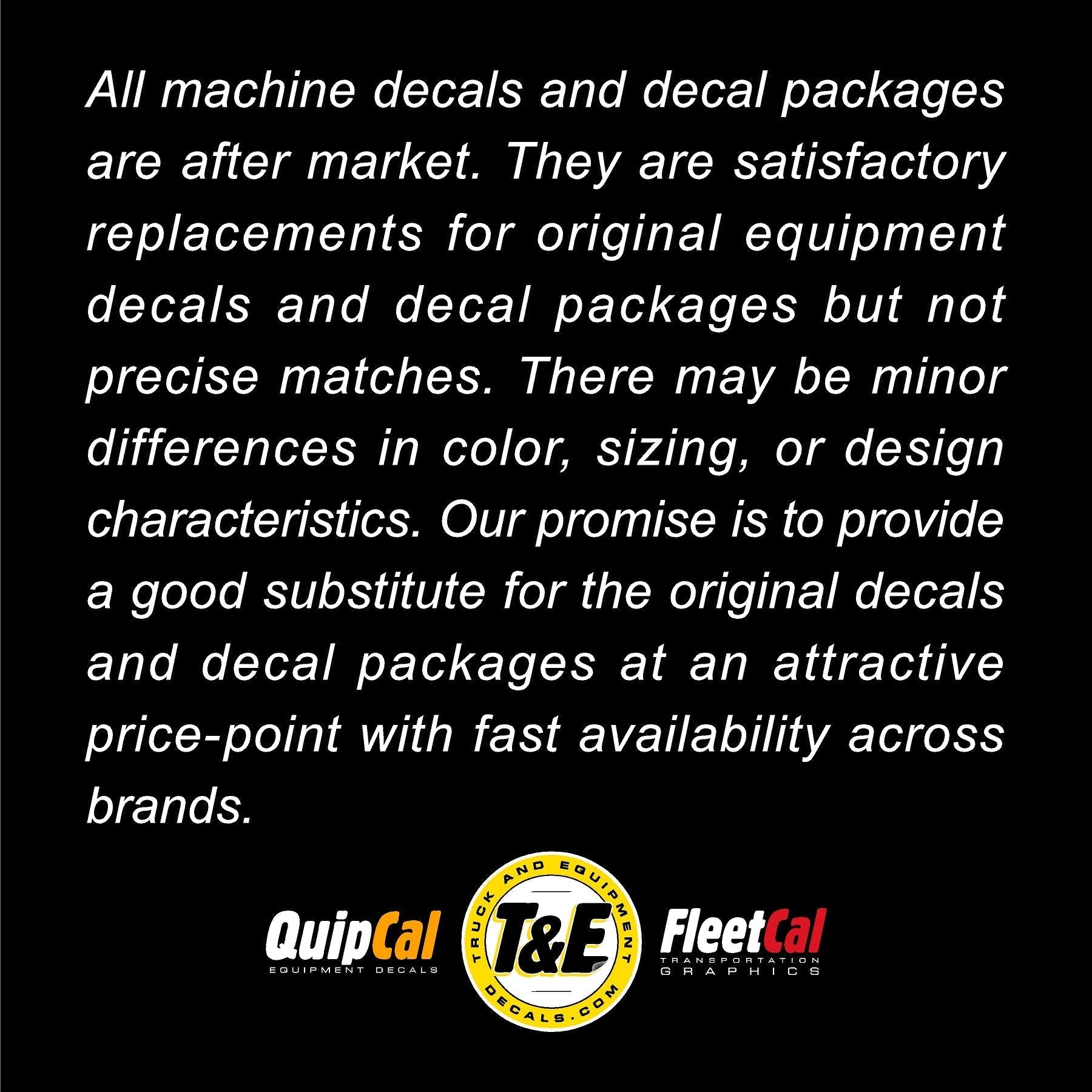 Rosco Rollpac II Roller Marking Decal Set – Truck and Equipment Decals