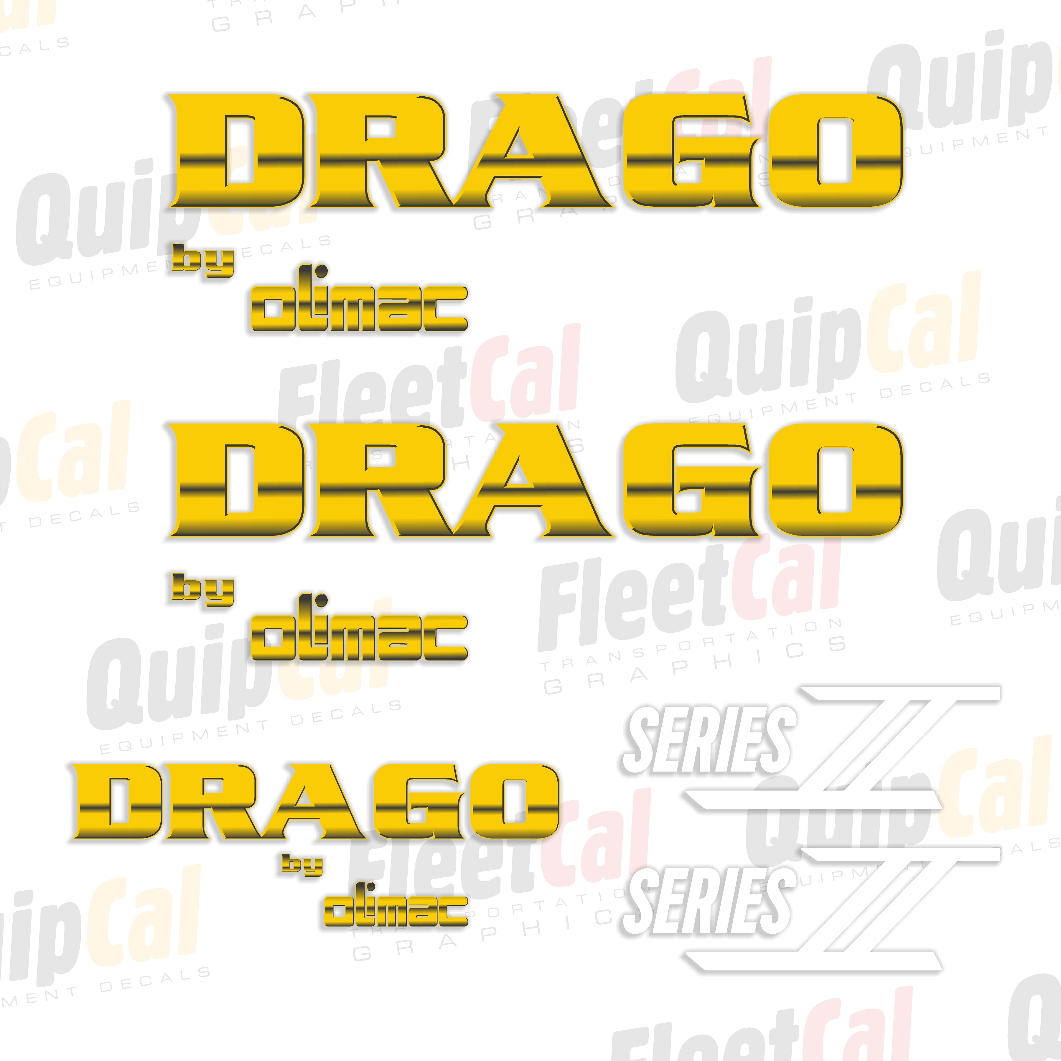 Drago Series II Corn Header Decal Set – Truck and Equipment Decals