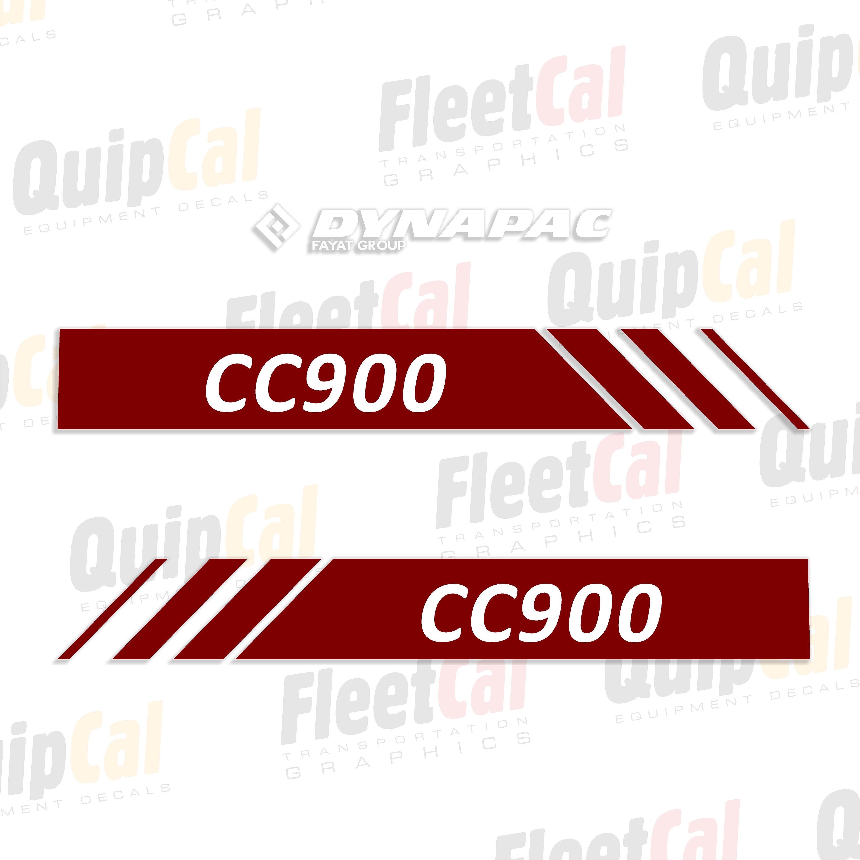 Dynapac Fayat CC900 Asphalt Roller Marking Decal Set – Truck and ...
