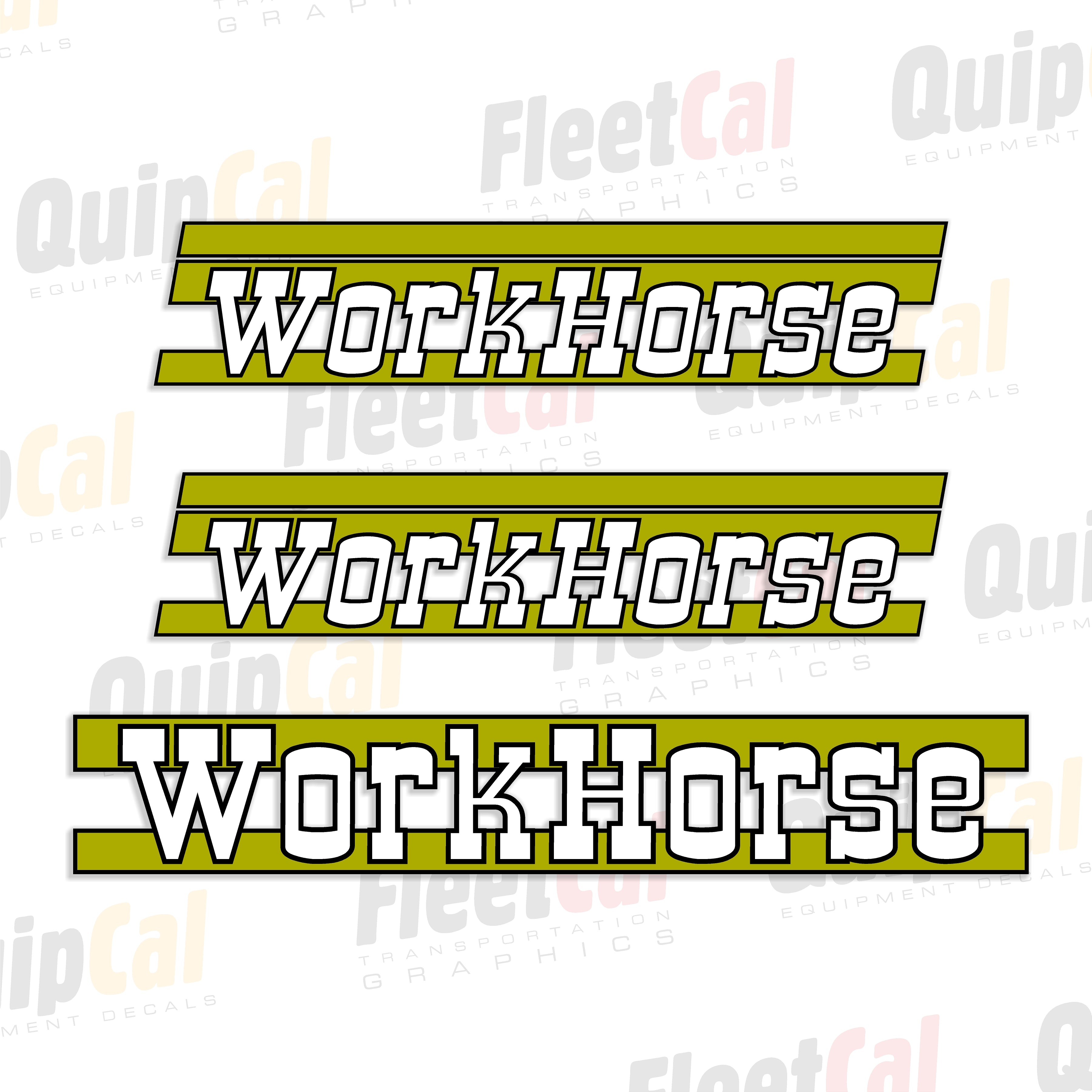 EZ-GO WorkHorse Marking Decal Set (fits EZ-GO Utility Body) – Truck and ...