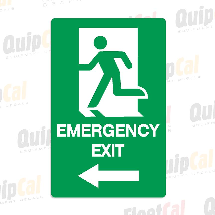 Emergency Exit 002 - 10 in. x 15.625 in. (QTY 5) – Truck and Equipment ...