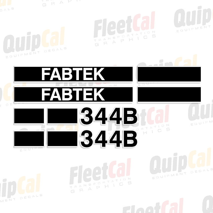 Fabtek 344B Marking Decal Set – Truck and Equipment Decals
