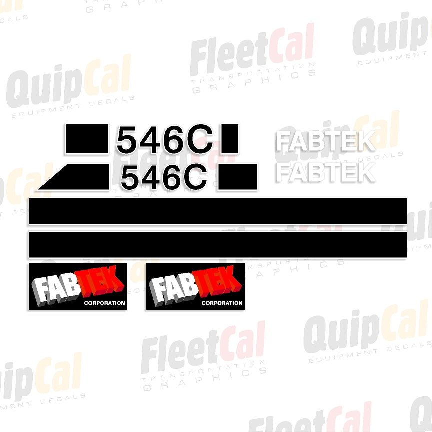 Fabtek 546C Marking Decal Set – Truck and Equipment Decals