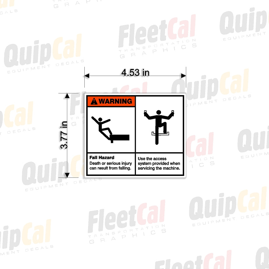 Use Safe Access Points Avoid Fall Hazards Decal (QTY 10) – Truck and ...