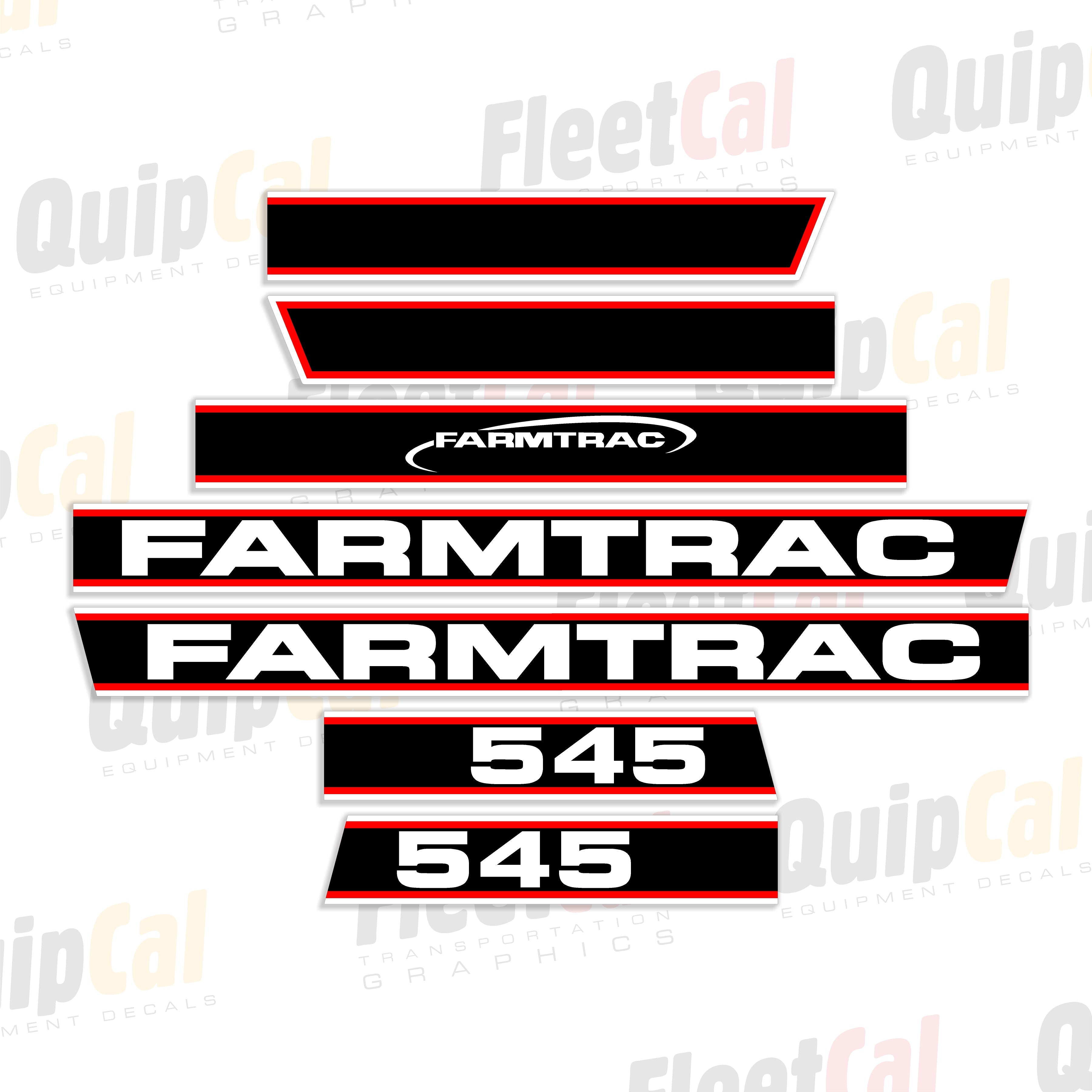 Juego de calcomanías para marcar tractores Farmtrac 270DTC – Truck and ...