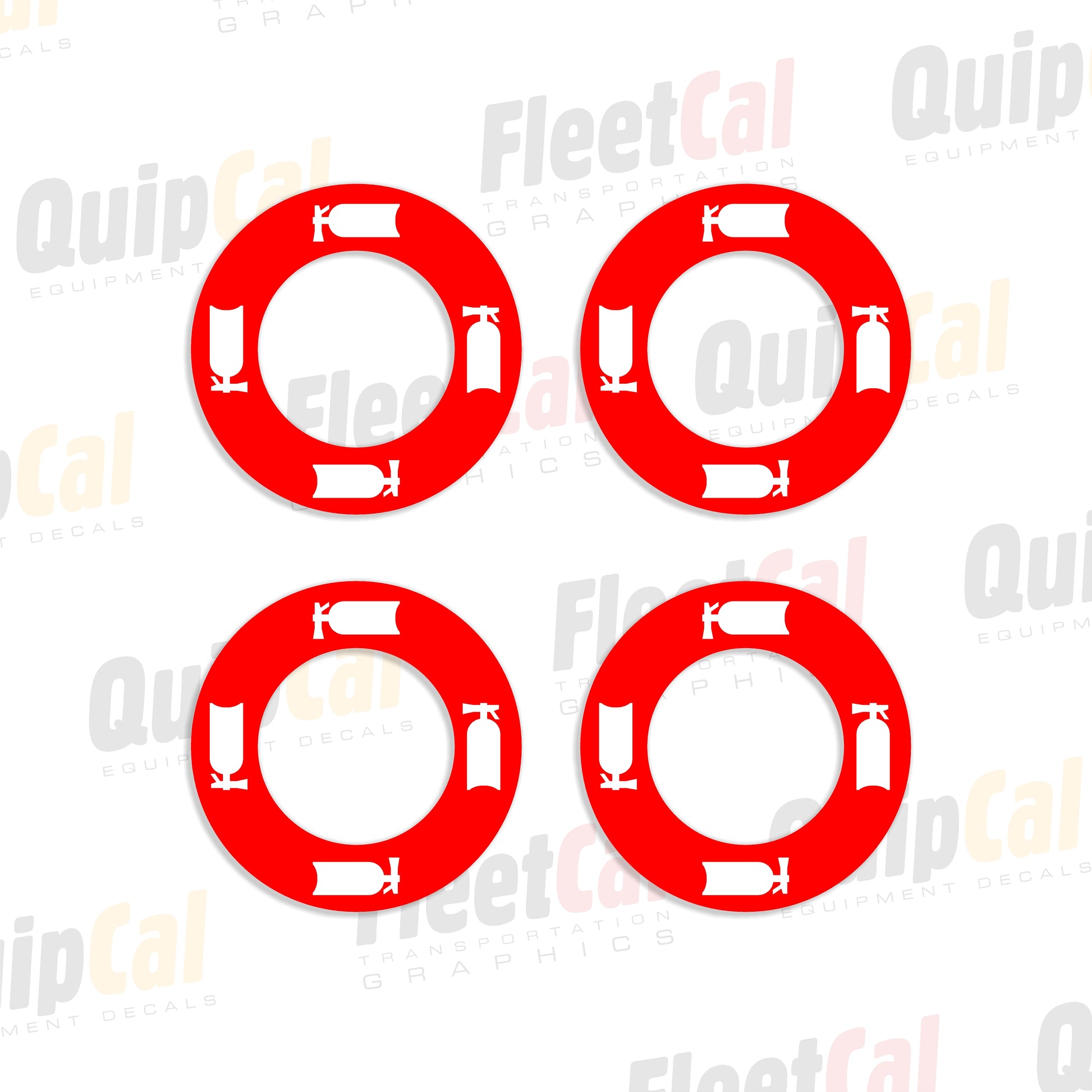 Fire Suppression Location Decal (QTY 4 - fits Volvo Machines) – Truck ...