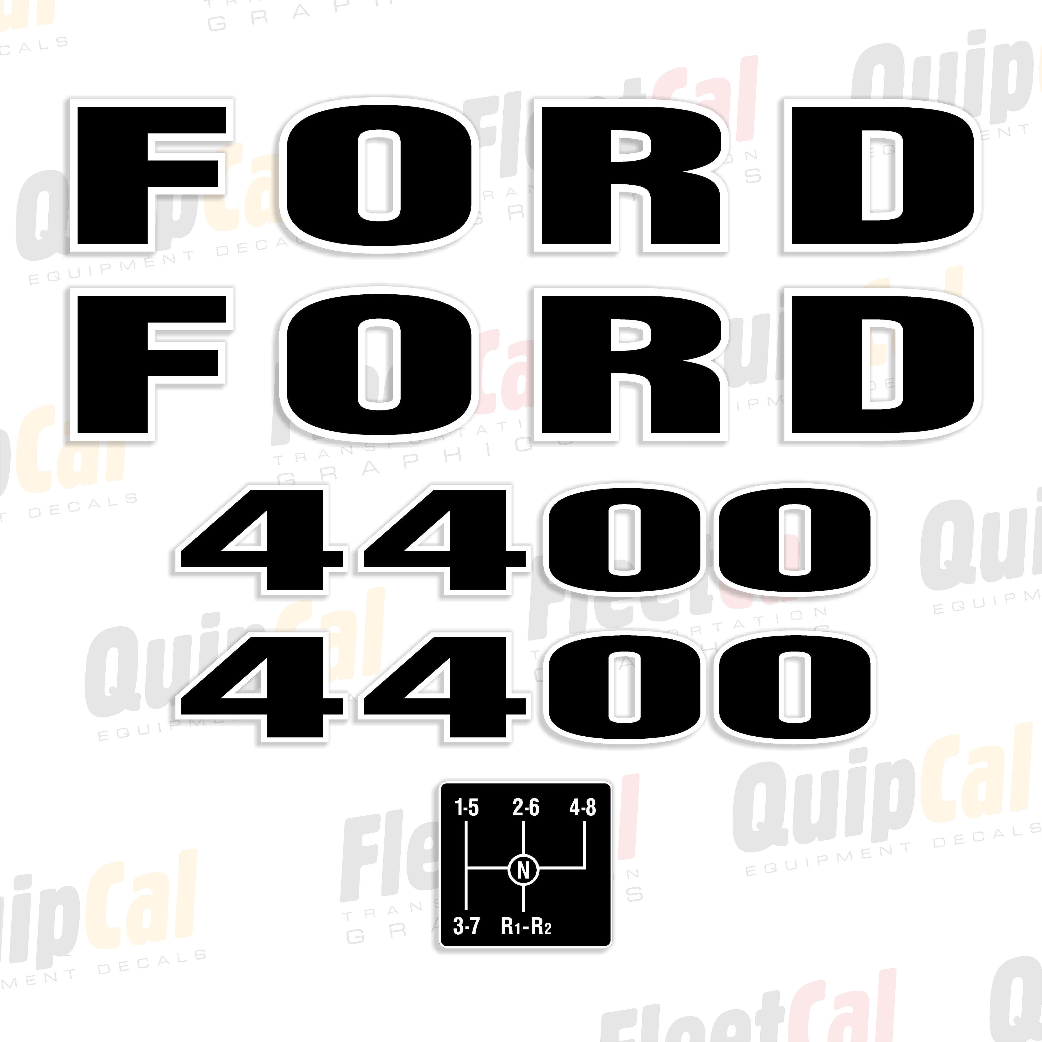 Ford 4000 Industrial Tractor Decal Set – Truck and Equipment Decals