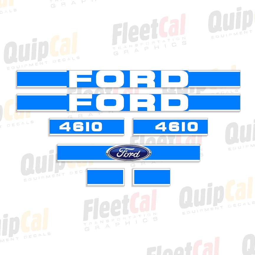 Ford 4610 Tractor Early Closed Cab Model Marking Decal Set – Truck and ...
