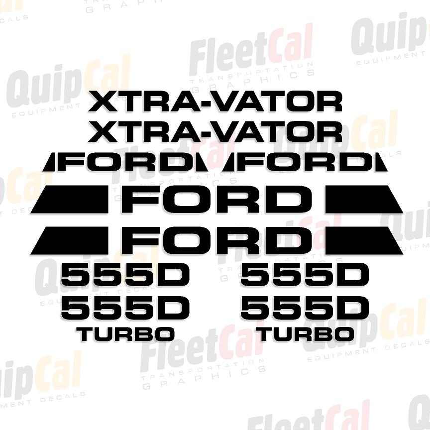 Ford 555D Marking Decal Set – Truck and Equipment Decals