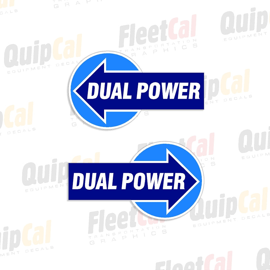 Ford Dual Power Pair Tractor Marking Decal Set – Truck and Equipment Decals