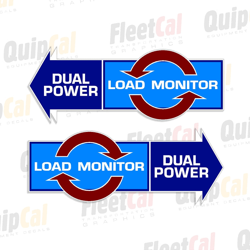 Ford Load Monitor Dual Power Pair Tractor Marking Decal Set – Truck and ...