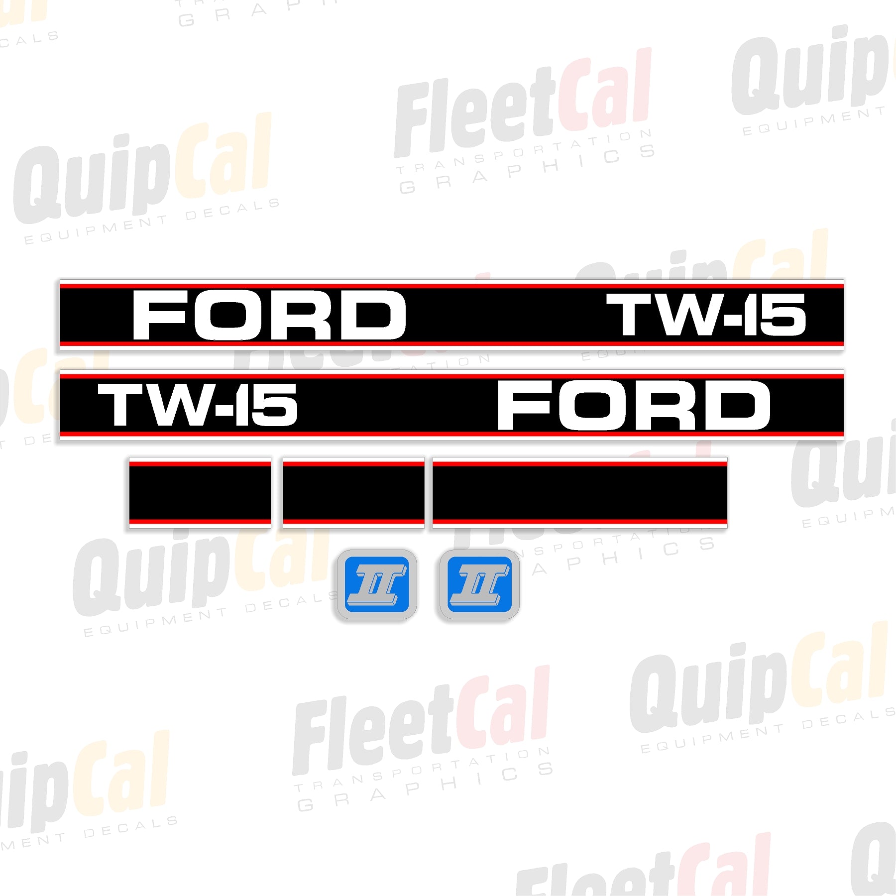 Ford TW-15 1990s Model Tractor Marking Decal Set – Truck and Equipment ...
