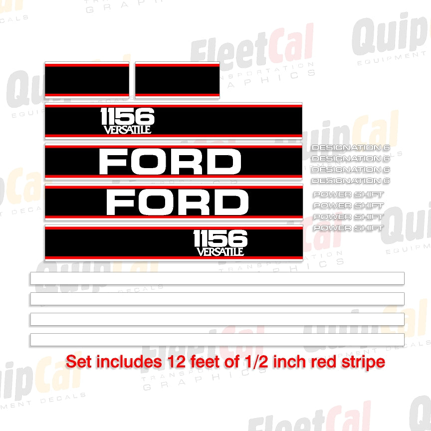 Ford Versatile 1156 Marking Decal Set – Truck and Equipment Decals
