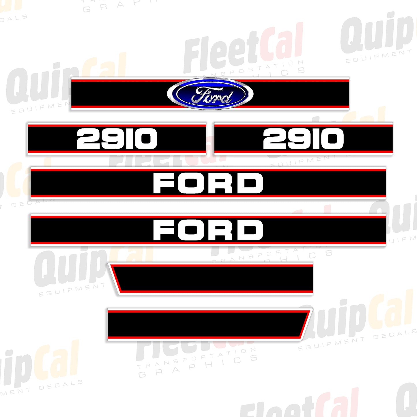 Ford 2910 Tractor Hood Marking Decal Set – Truck and Equipment Decals