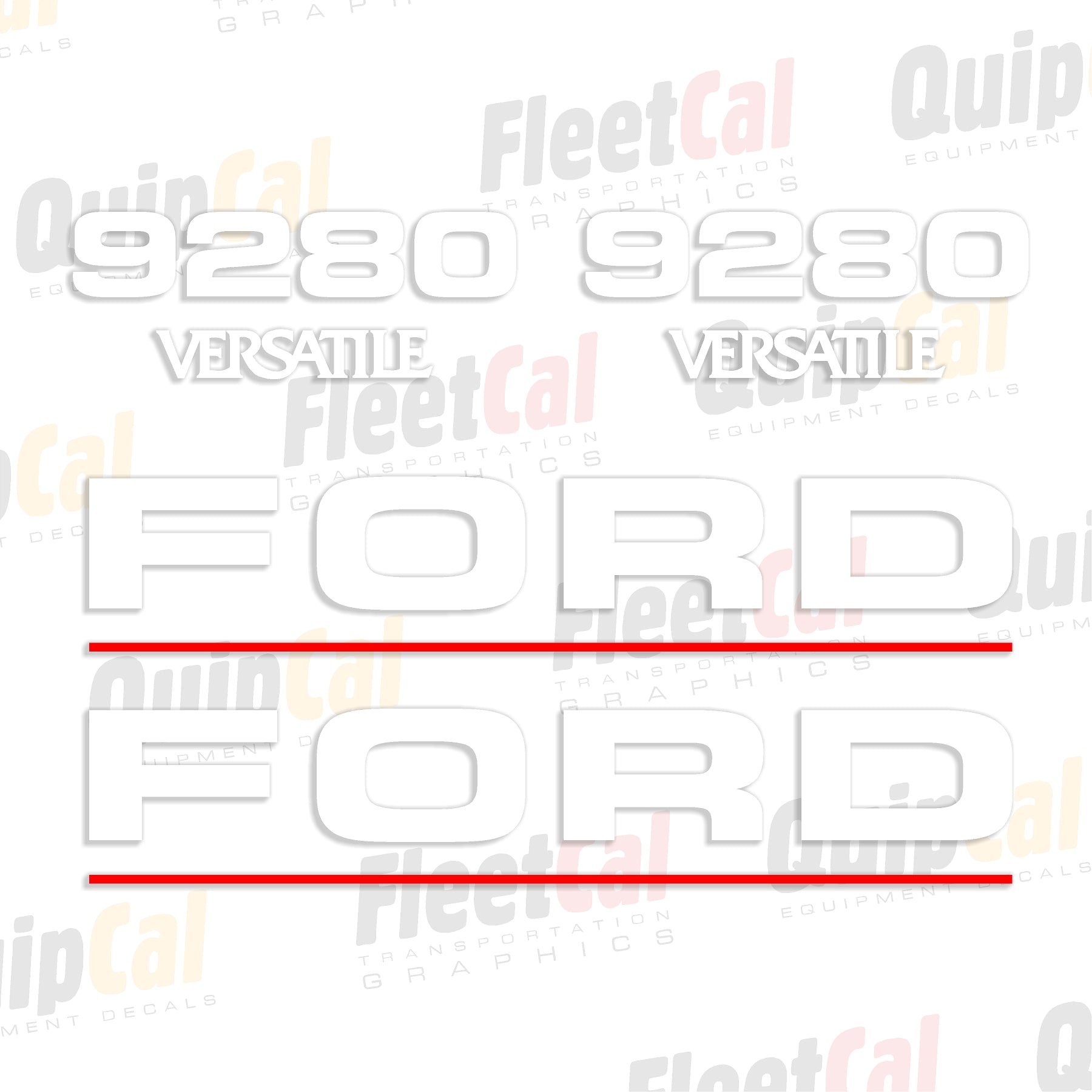 Ford Versatile 9280 Tractor Hood Marking Decal Set – Truck and ...