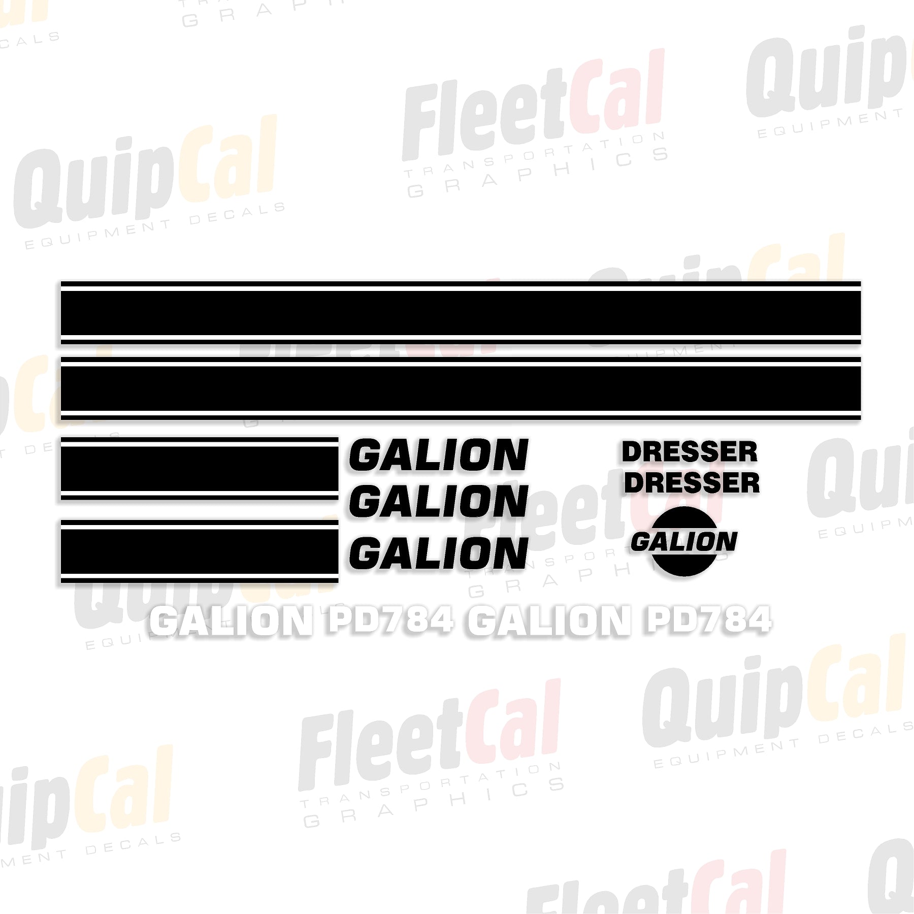 Galion PD784 Padfoot Compactor Marking Decal Set – Truck and Equipment ...