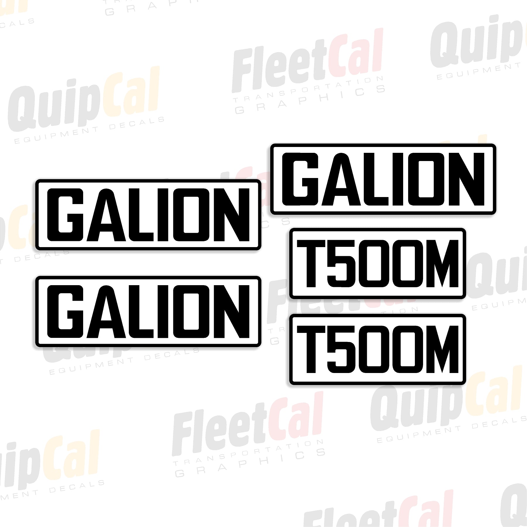 Galion T-500M Grader Marking Decal Set – Truck and Equipment Decals