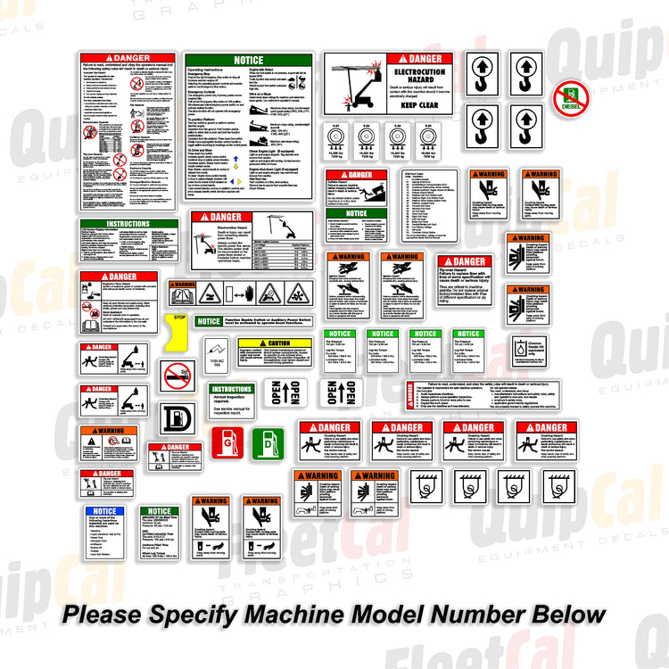 Equipment Safety Decals – Truck and Equipment Decals
