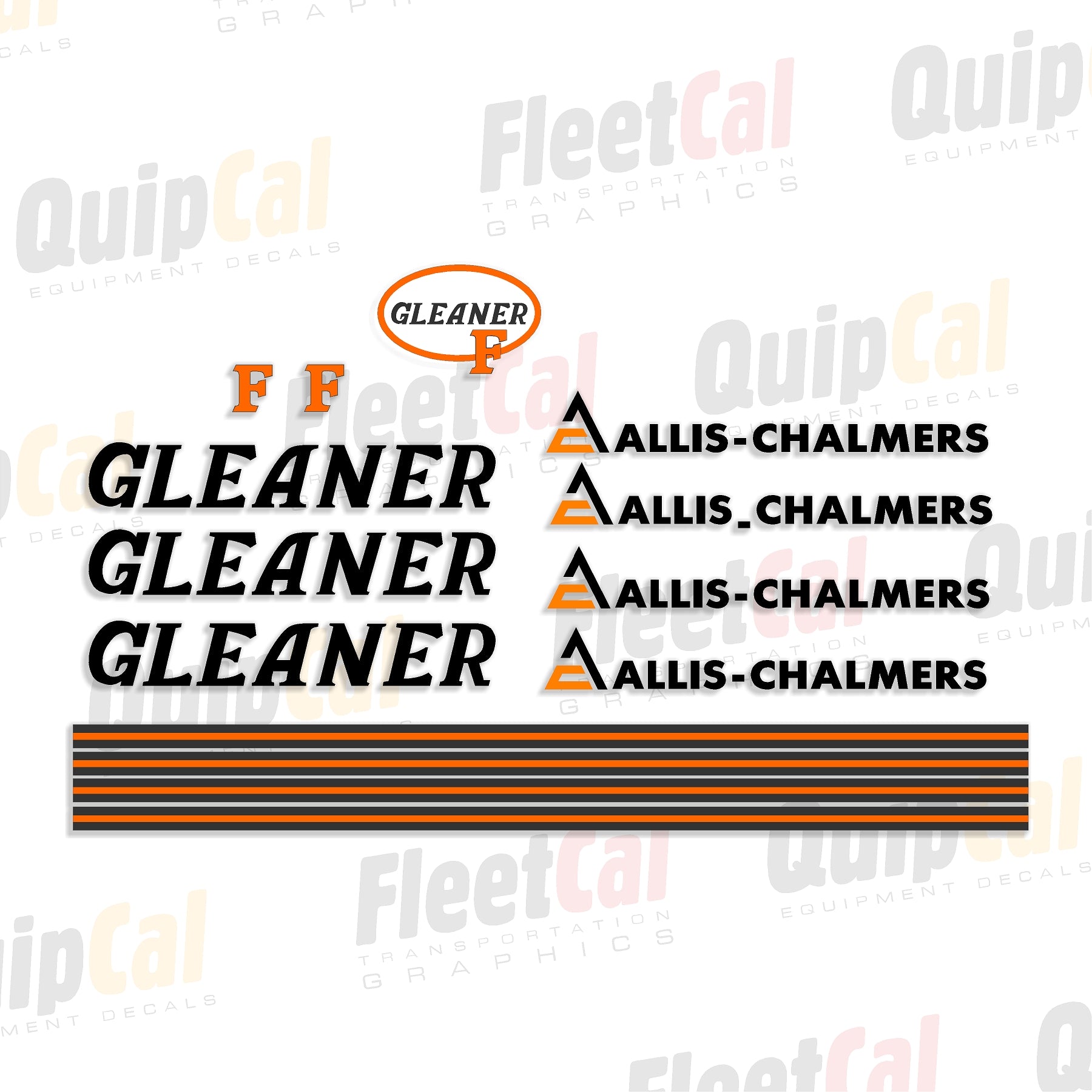 Gleaner F Model Combine Marking Decal Set – Truck and Equipment Decals