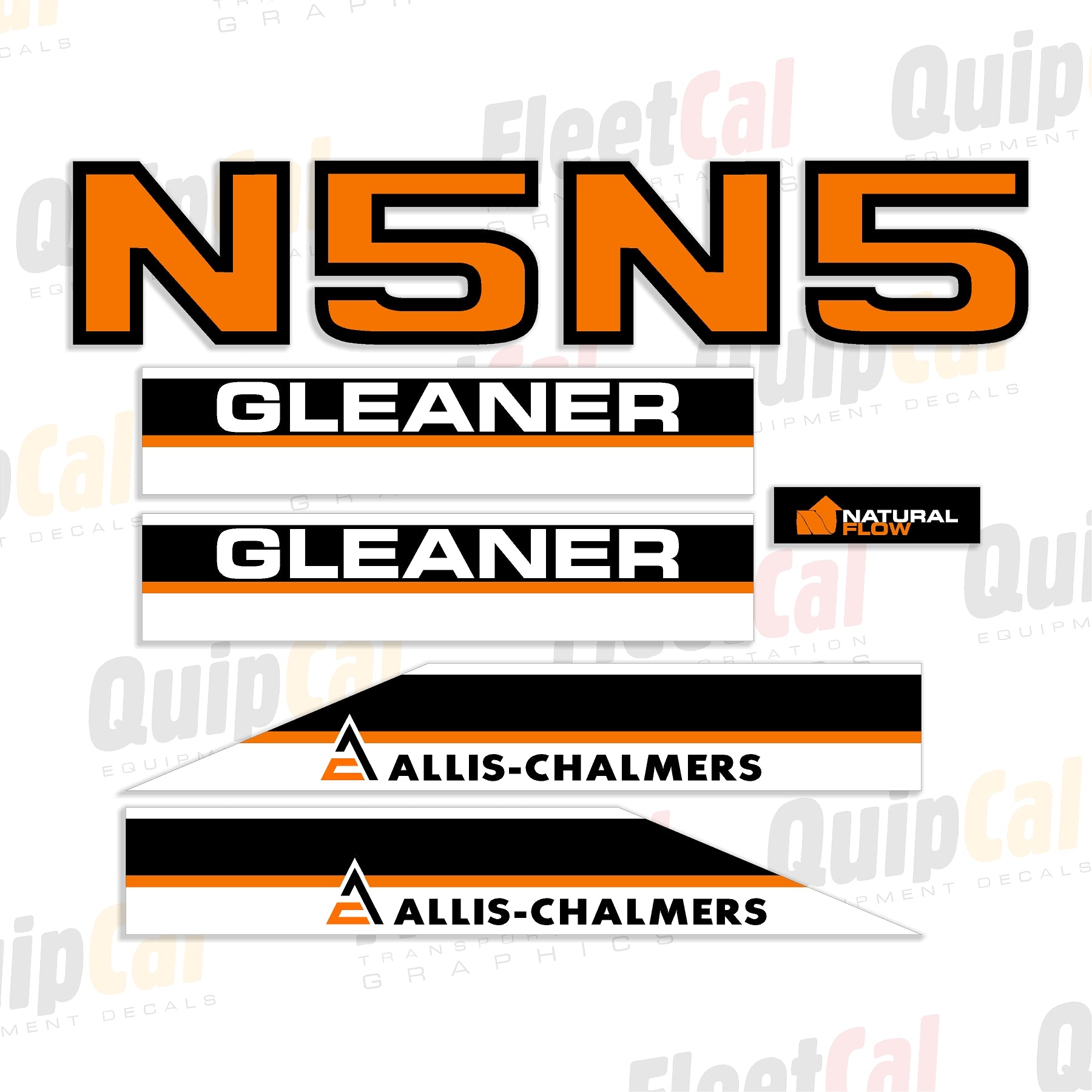 Gleaner N5 Combine Marking Decal Set – Truck and Equipment Decals
