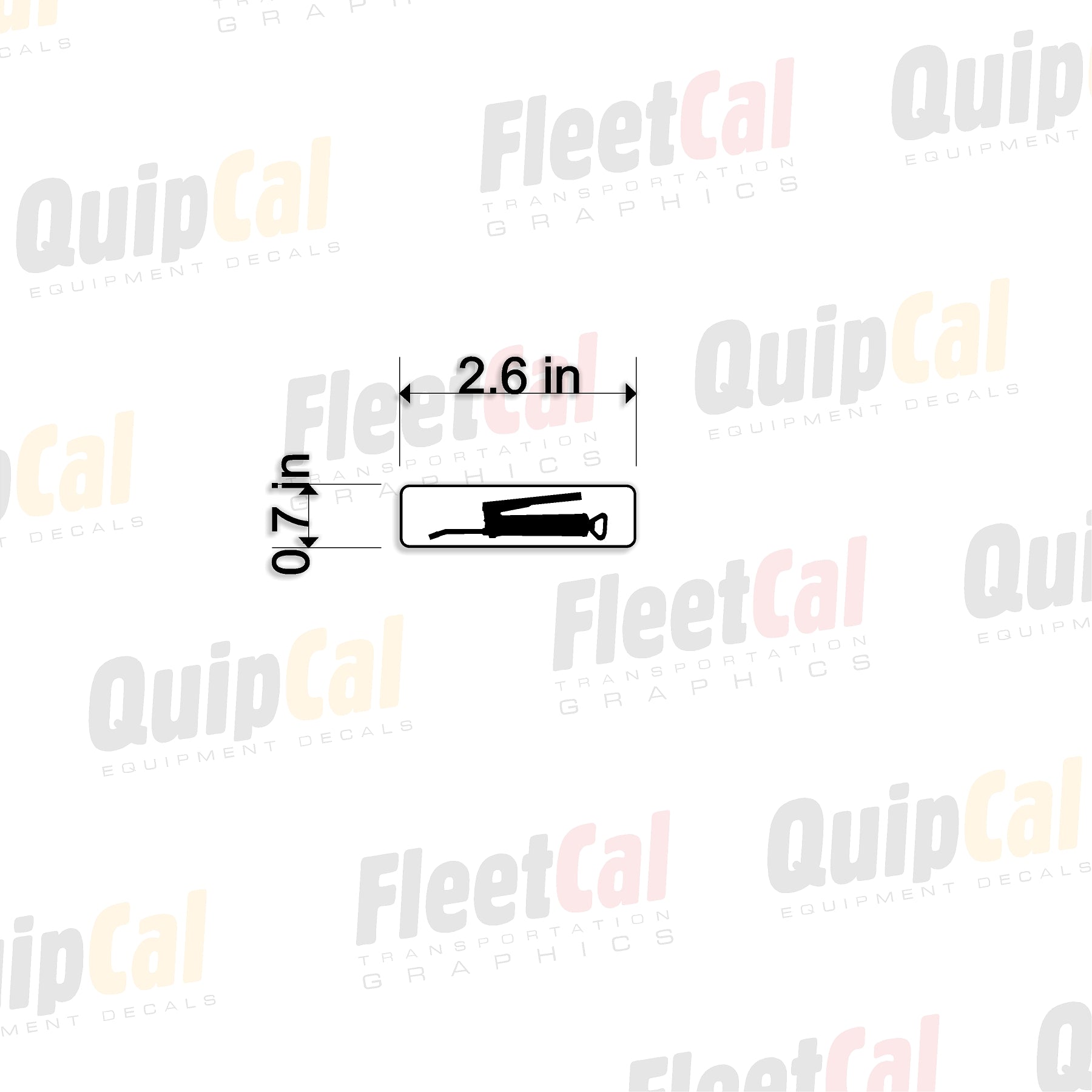 Grease Point 004 - Grease Here Decal – Truck and Equipment Decals